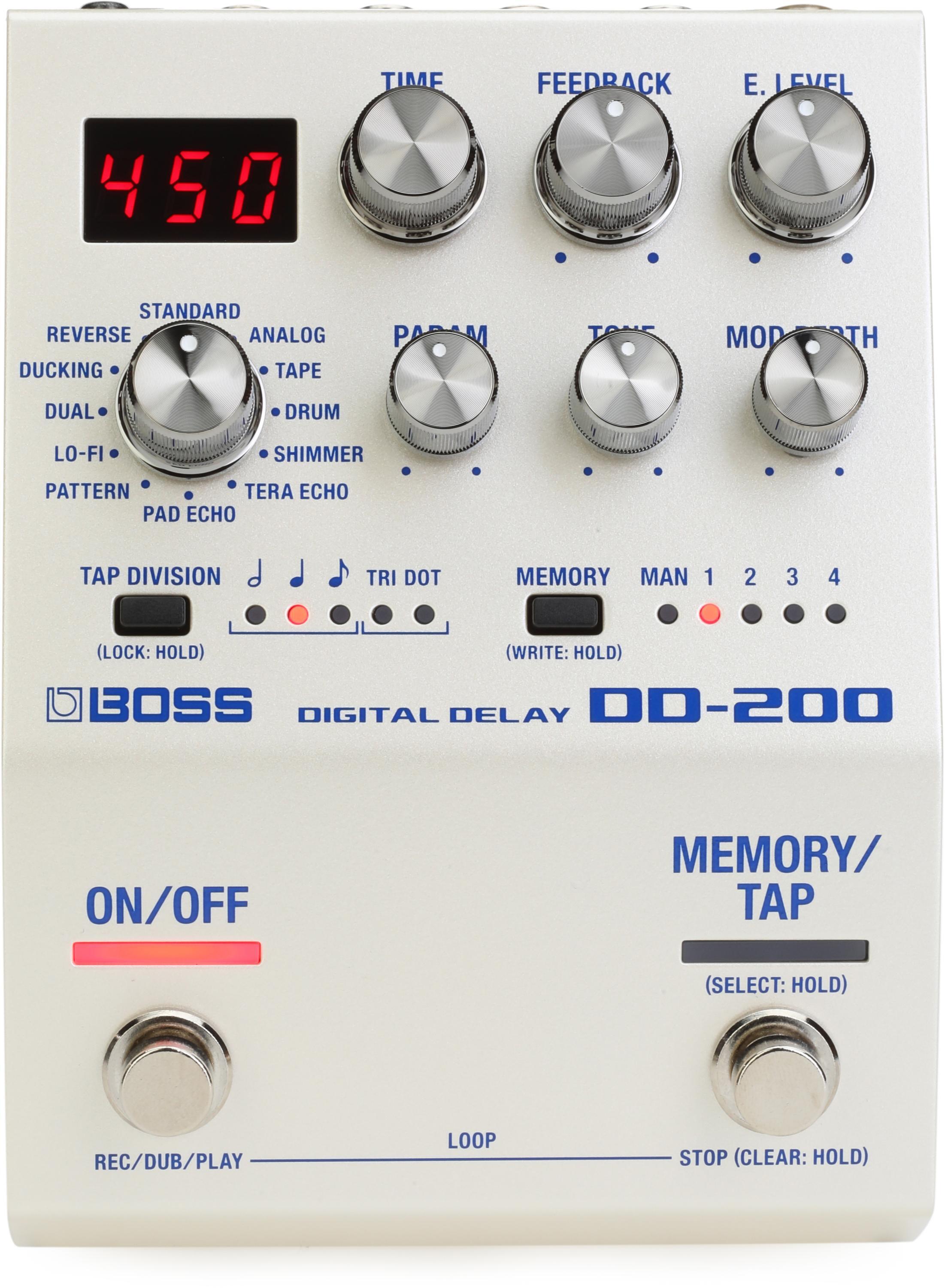 Boss DD-200 Digital Delay Pedal | Sweetwater