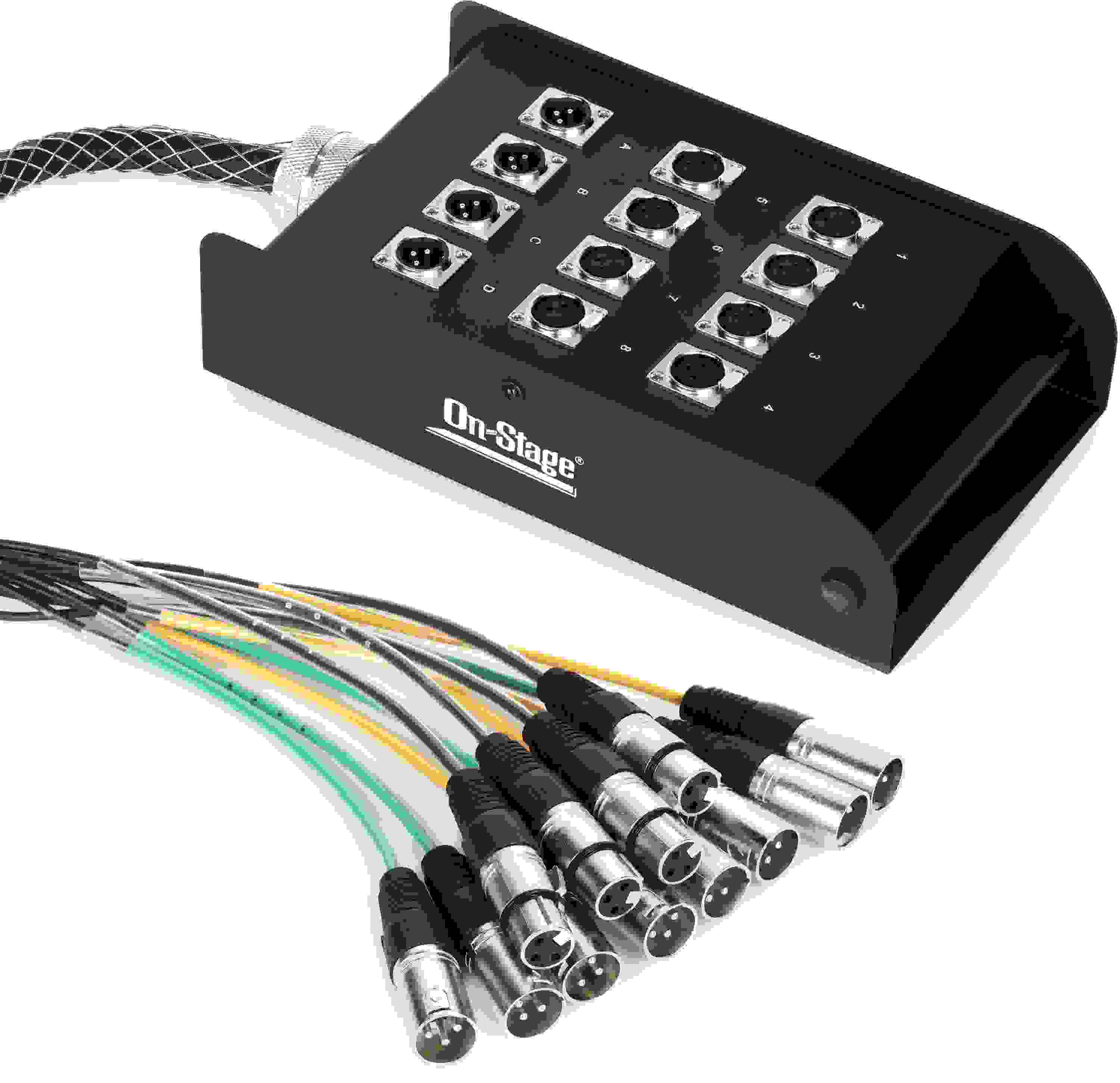 On-Stage SNK84100V2 8x4 XLR Stage Snake - 100 foot | Sweetwater