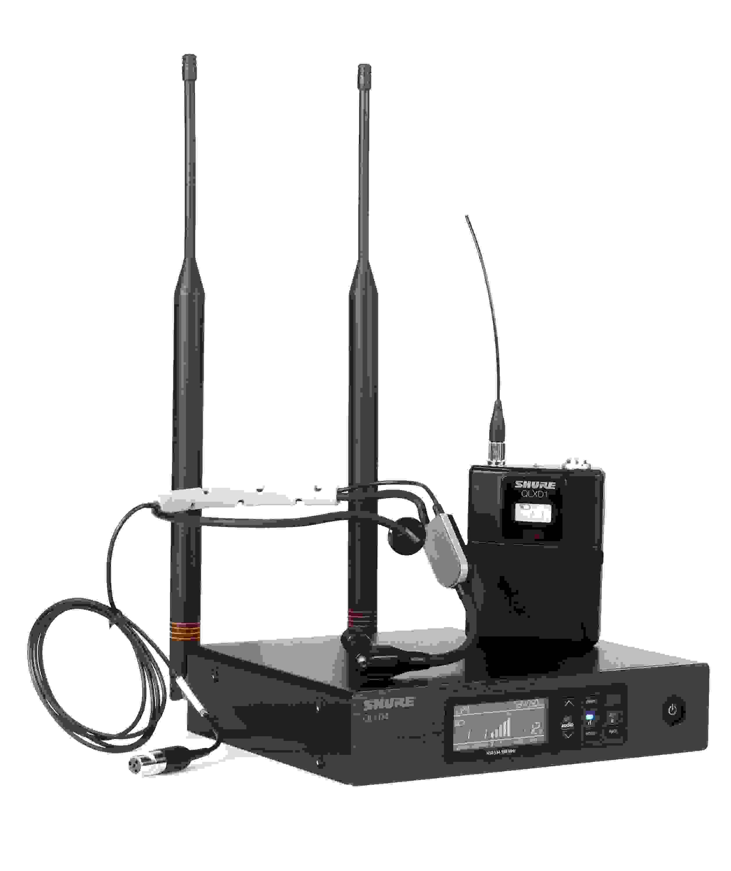 Shure QLXD14/SM35 Wireless Headworn Microphone System - J50A Band ...