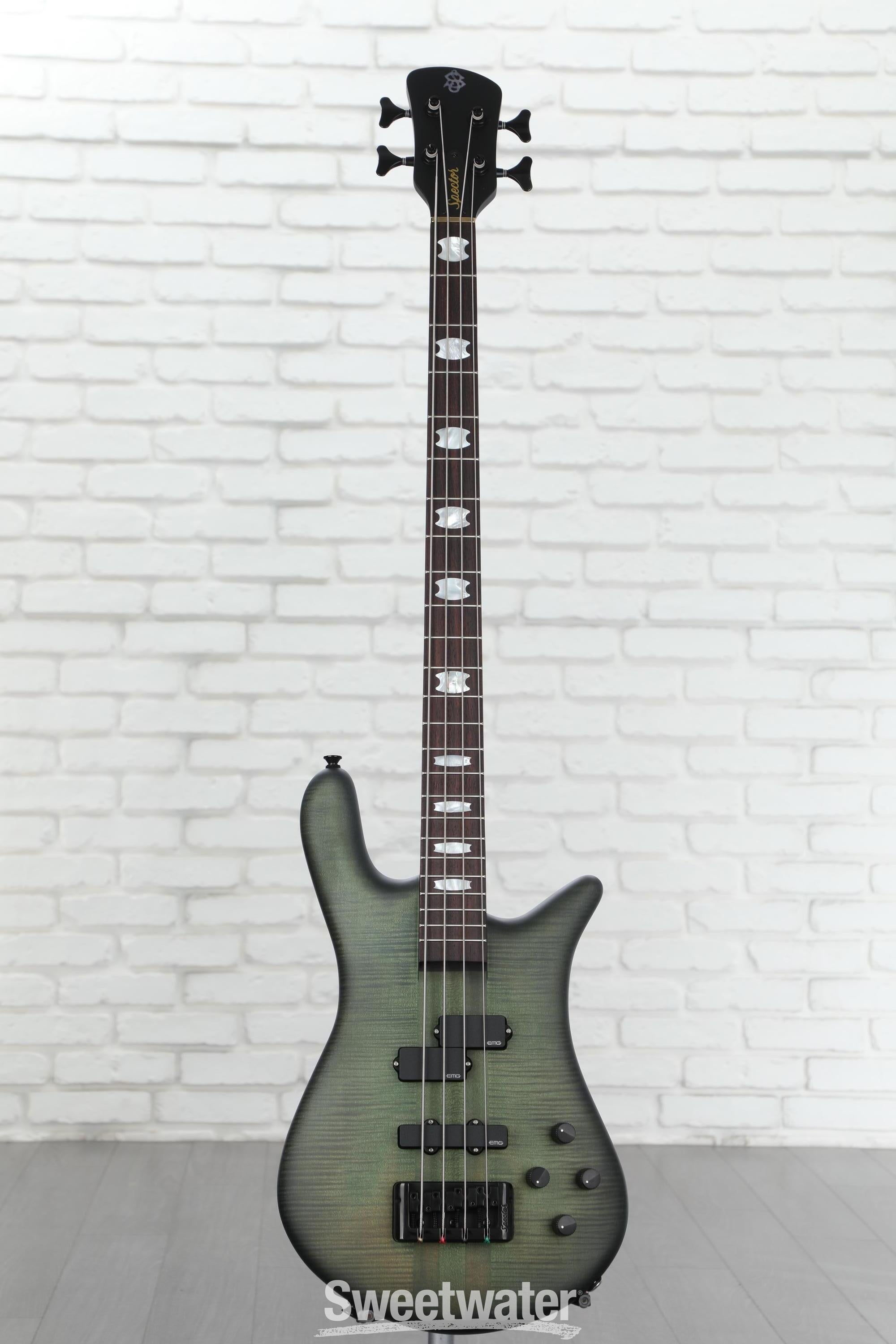 Spector Euro 4 Lx Electric Bass Guitar Haunted Moss Sweetwater