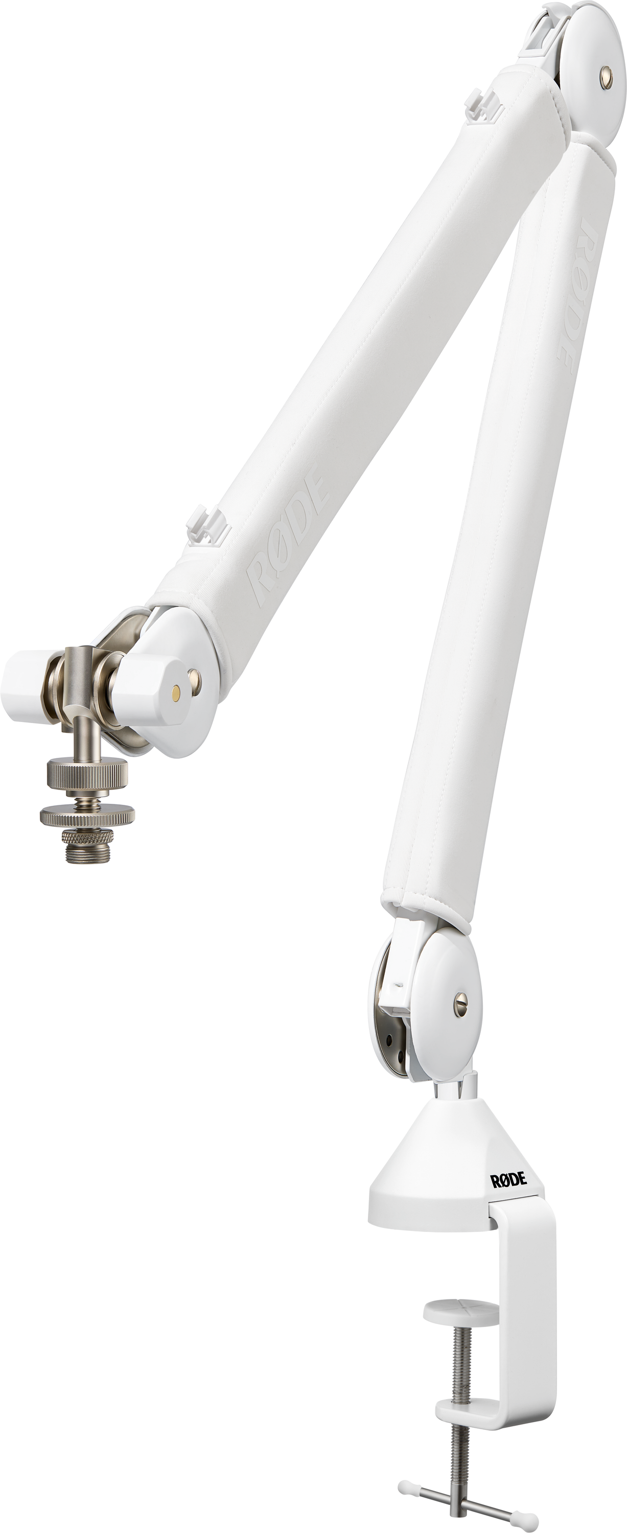Rode PSA1+ Desk-mounted Broadcast Microphone Boom Arm - White | Sweetwater