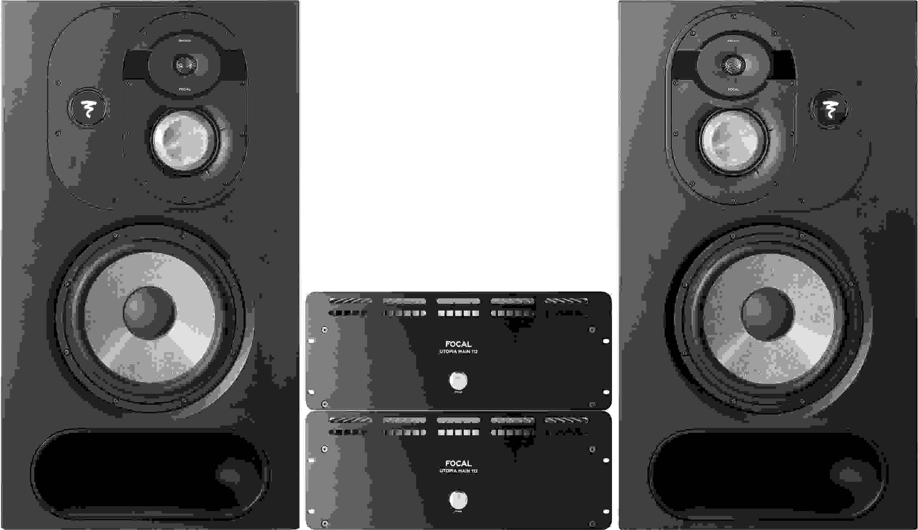 Focal Utopia Main 112 Active Monitoring Speaker System - Black | Sweetwater