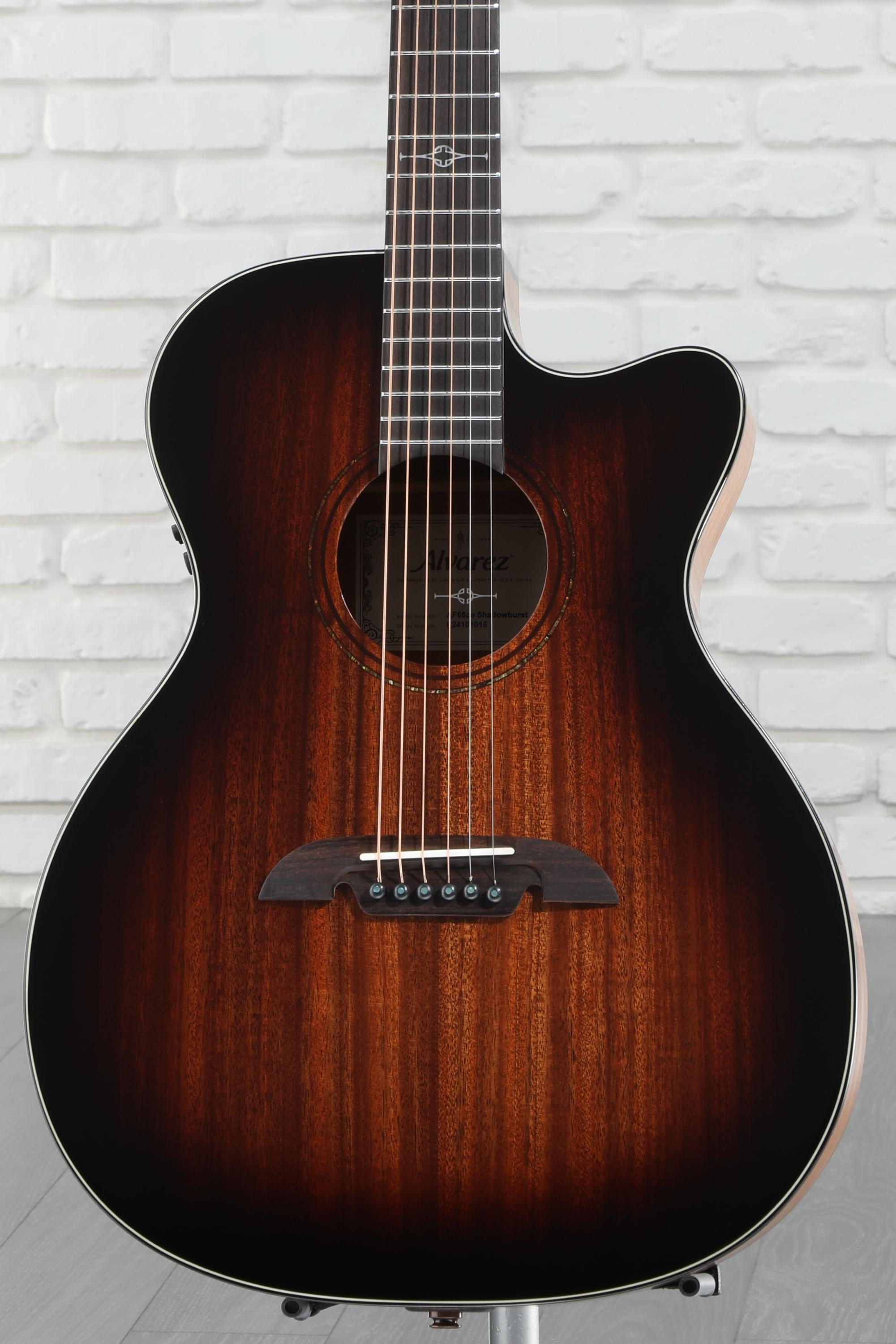 Alvarez AF66CE Arist Series Acoustic-electric Guitar - Shadowburst ...
