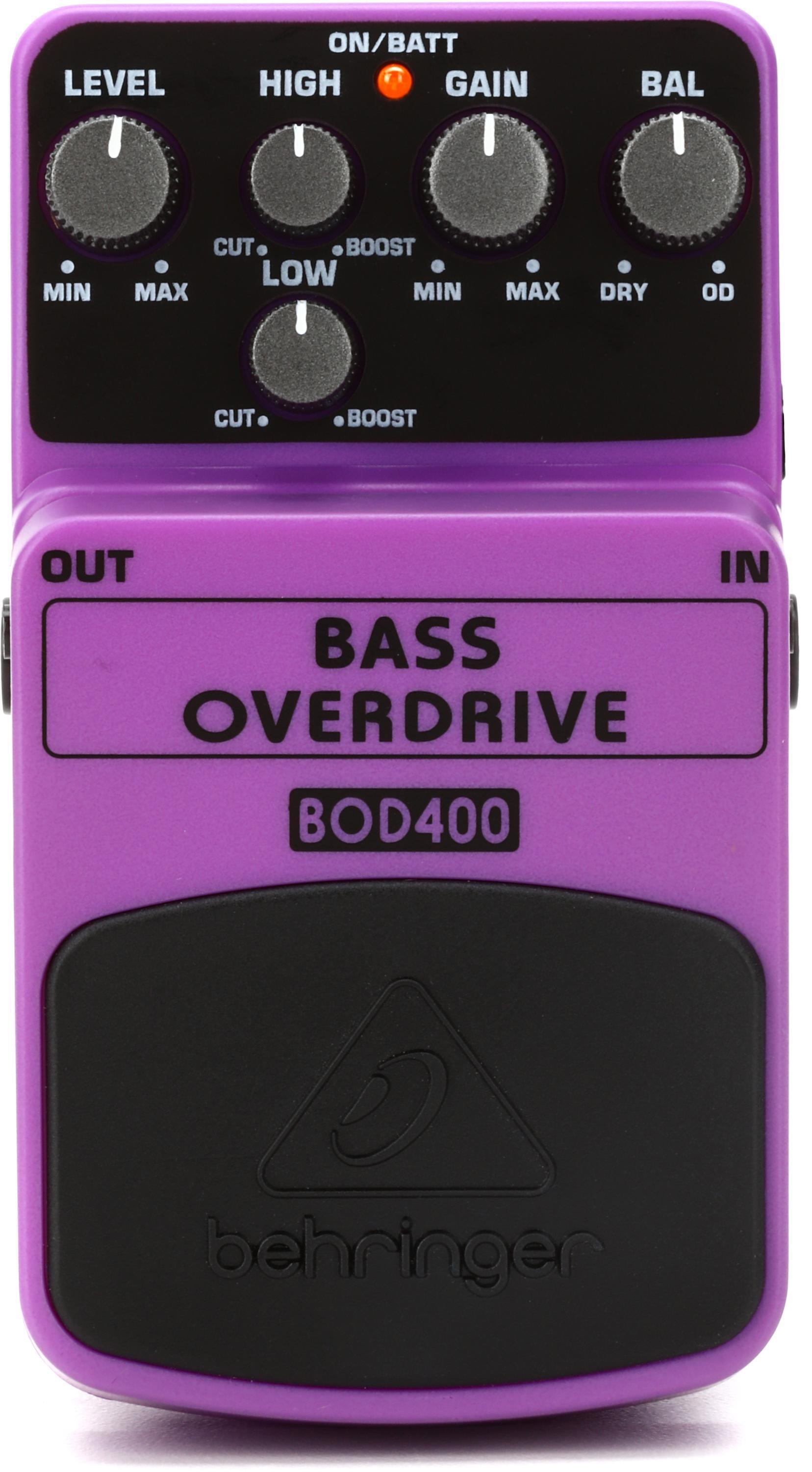 Behringer BOD400 Bass Overdrive Pedal | Sweetwater