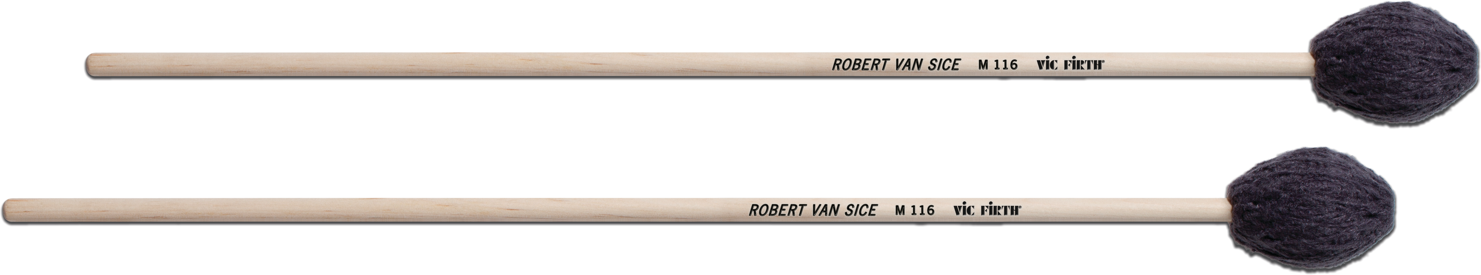 Vic Firth Robert van Sice Marimba Mallets - Hard | Sweetwater