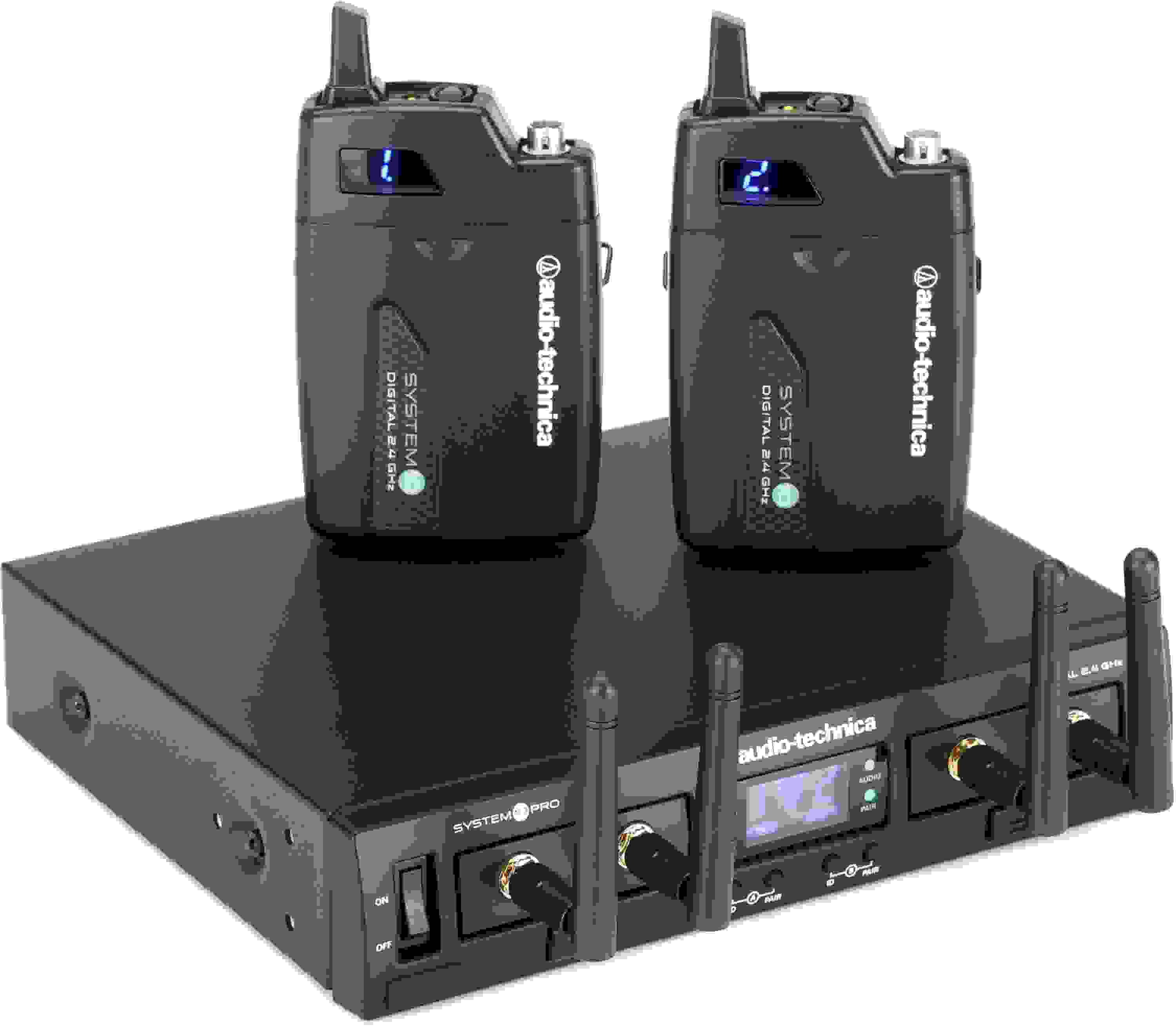 Audio-Technica ATW-1311 System 10 PRO Wireless Dual Bodypack System ...