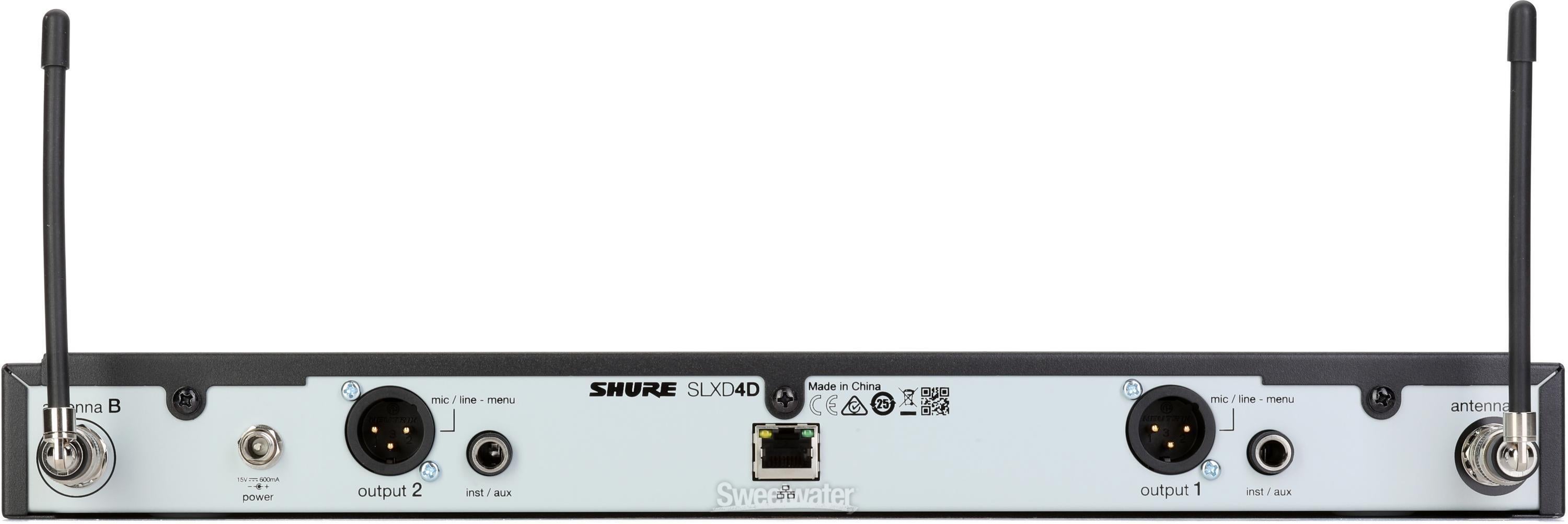 Shure SLXD24D/SM58 Digital Wireless Dual Handheld Microphone Shure SLXD24D/SM58 Digital Wireless Dual Handheld Microphone