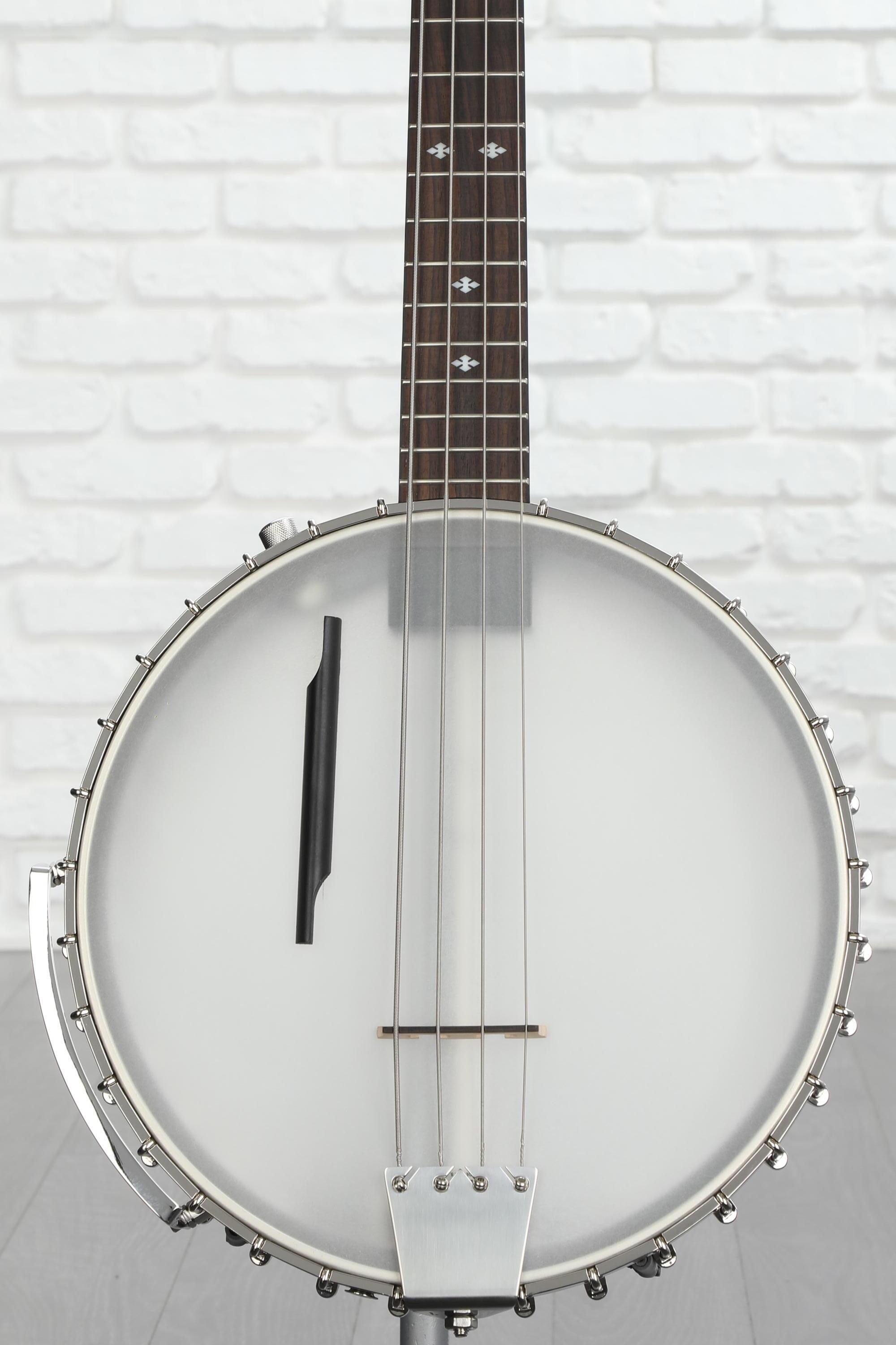 Gold Tone BB-400+ Acoustic-electric Banjo Bass - Natural High Gloss ...