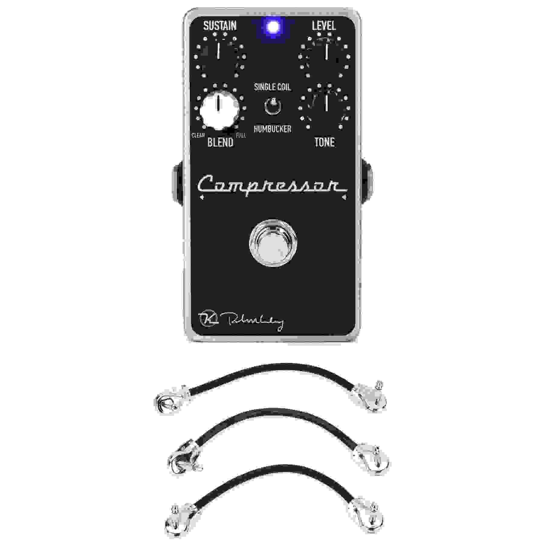 Keeley Compressor Plus 4-Knob Compressor Pedal with Patch Cables ...