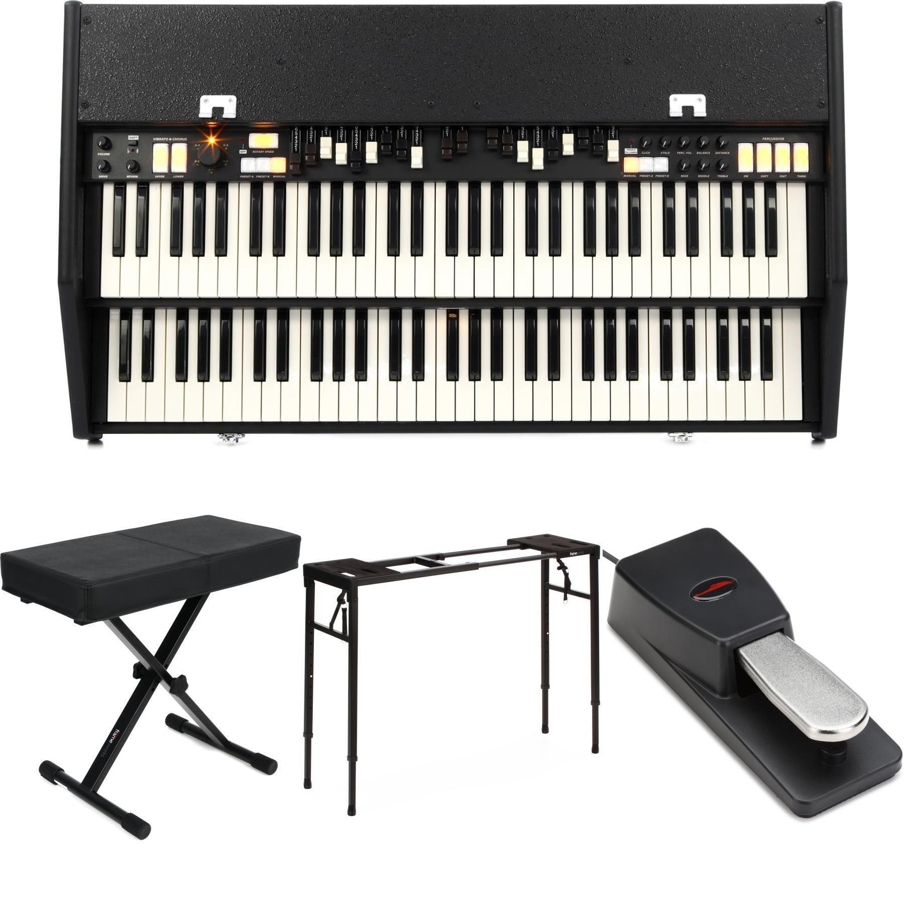 Crumar Mojo Suitcase Double Manual Organ Essentials Bundle | Sweetwater
