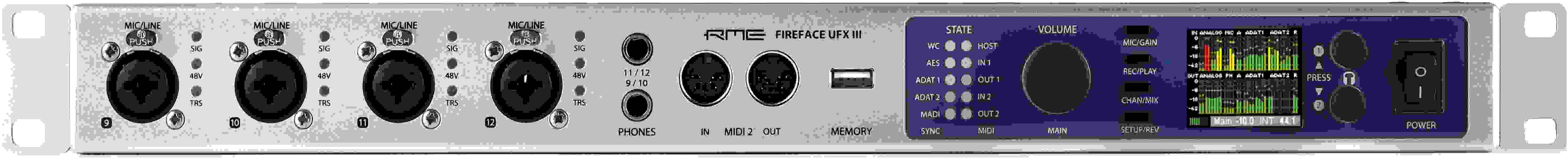 RME Fireface UFX III USB 3.0 Audio Interface | Sweetwater