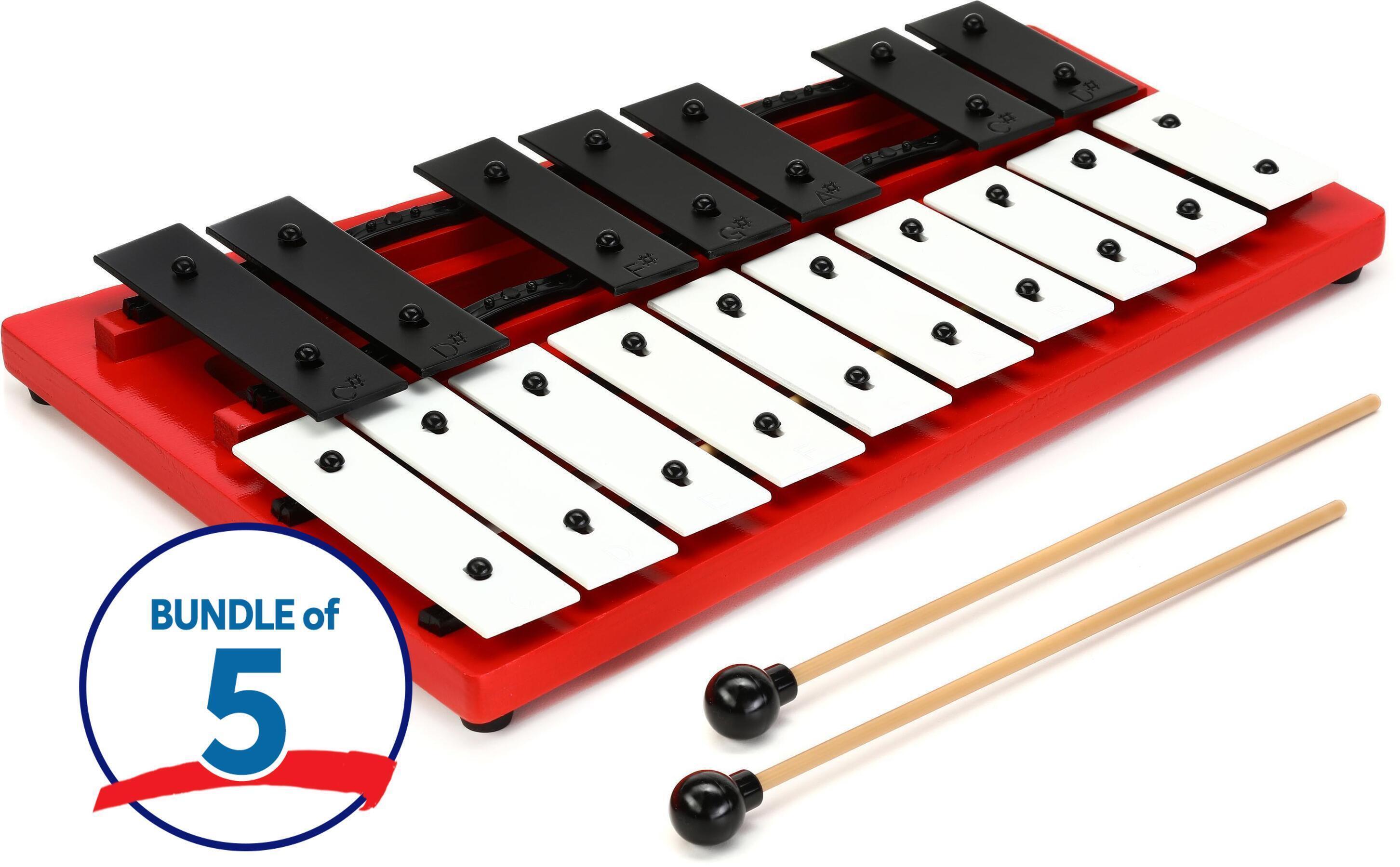 Rhythm Band RB2207 17-note Chromatic Student Bell Set (5 Pack) | Sweetwater