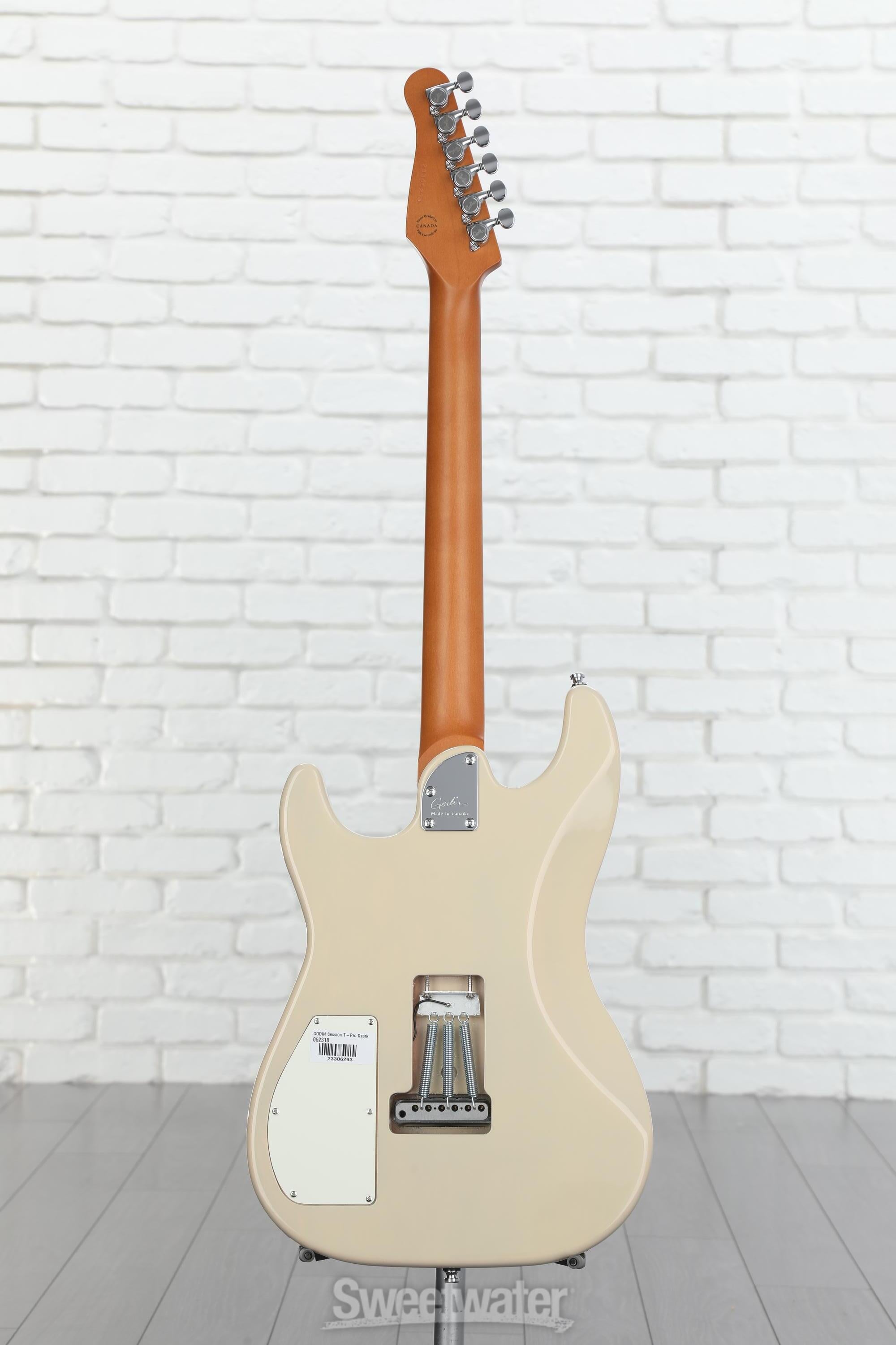 Godin Session T-Pro Electric Guitar - Ozark Cream with Rosewood ...