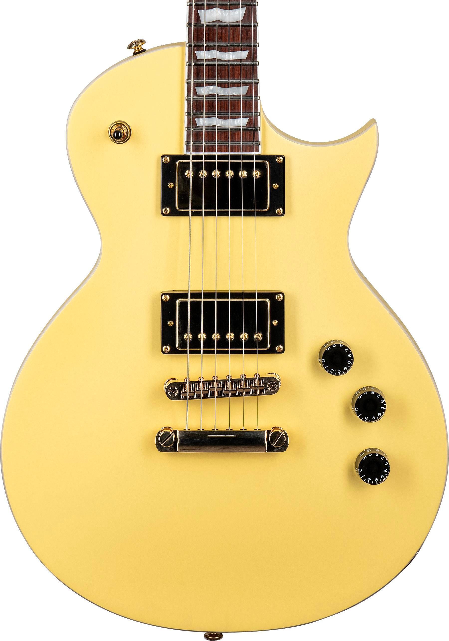 ESP LTD Eclipse EC-256 Electric Guitar - Vintage Gold Satin | Sweetwater