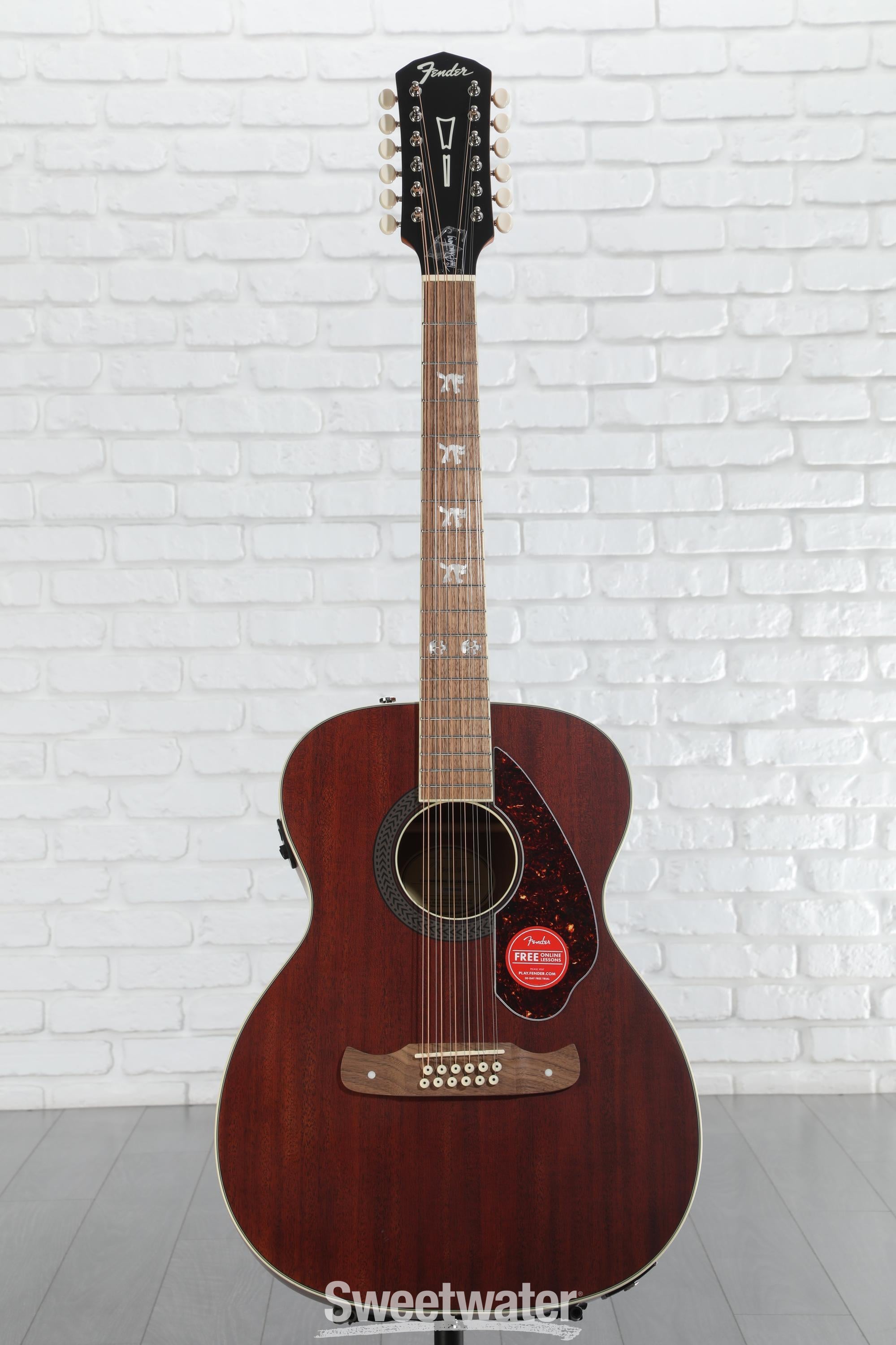 Fender Tim Armstrong Hellcat, 12-string Acoustic-Electric Guitar ...