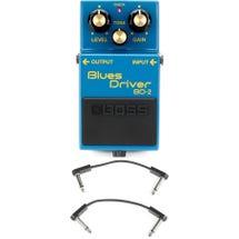 Boss BD-2 Blues Driver Pedal with EBS Patch Cables | Sweetwater