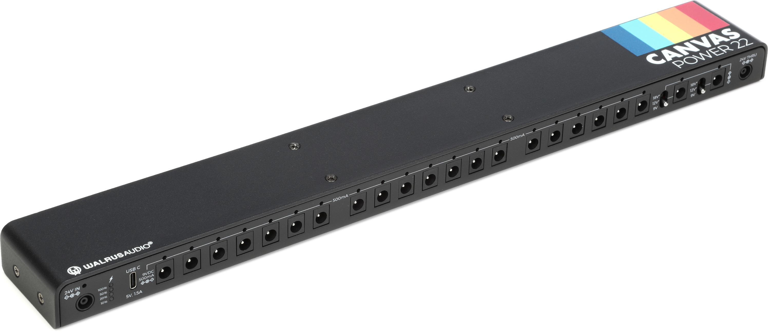 Walrus Audio Canvas Power 22 Pedal Power Supply | Sweetwater