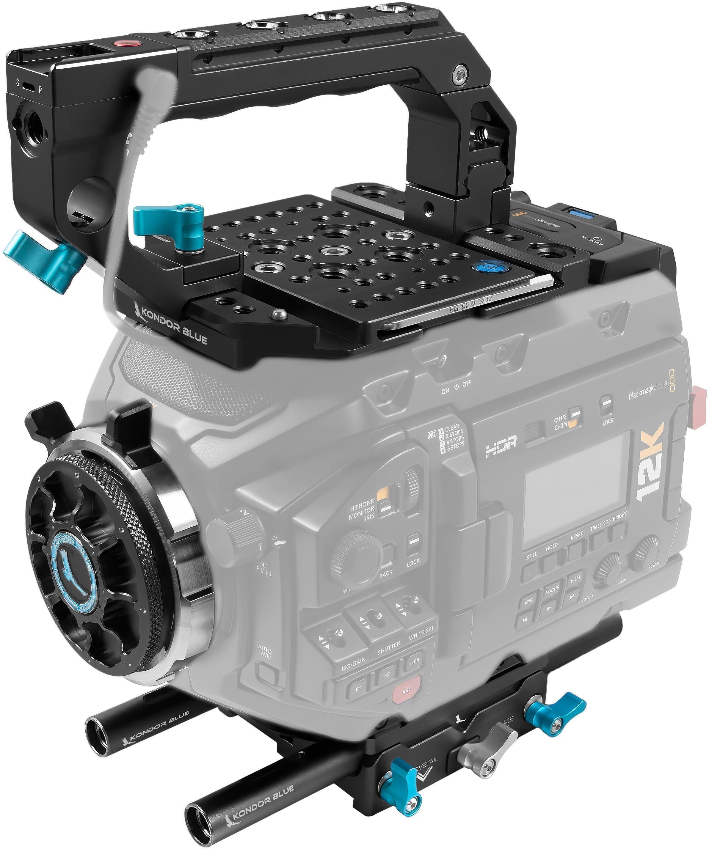 Kondor Blue URSA Mini Base Rig - Raven Black | Sweetwater