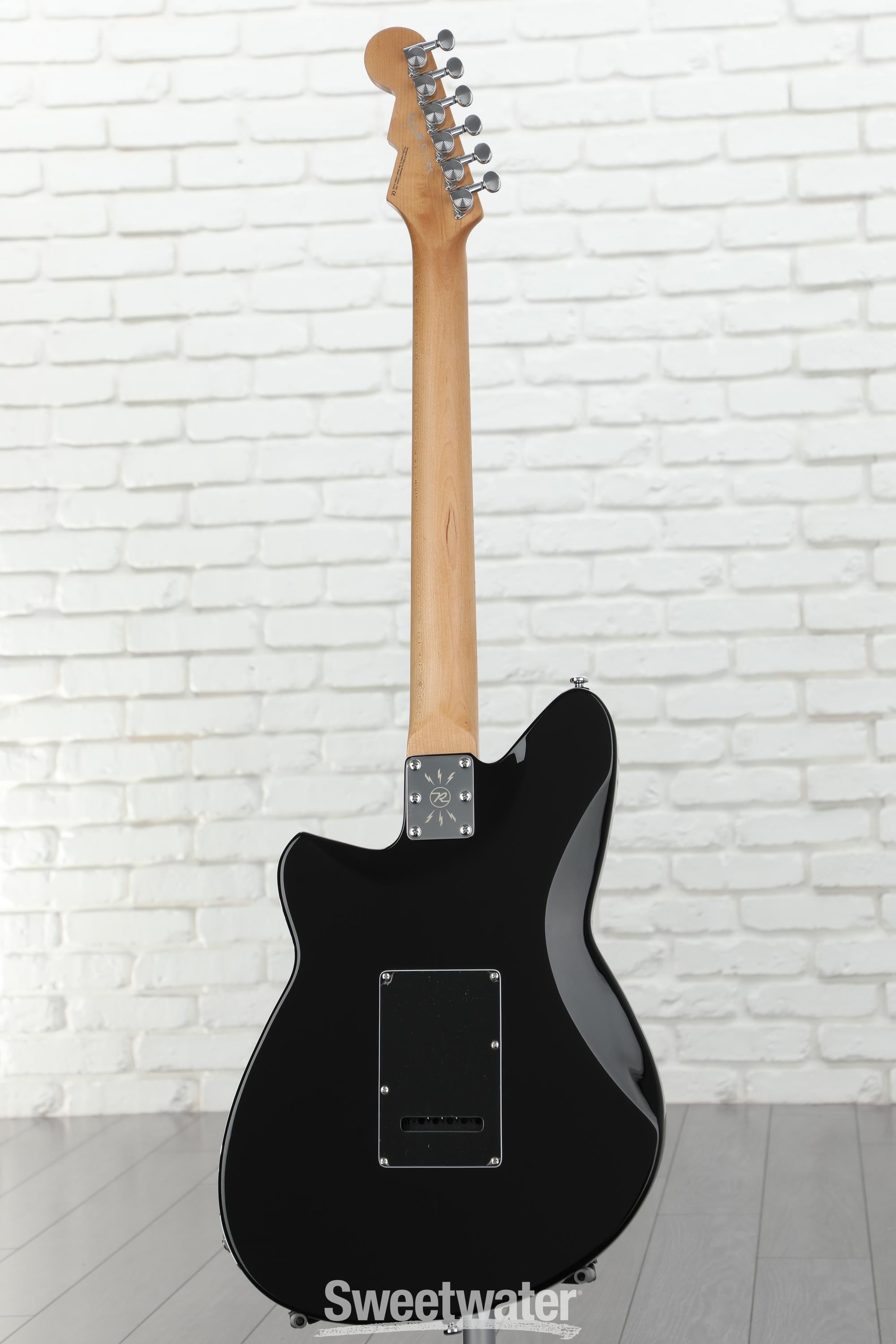 Reverend Jetstream 390 Electric Guitar - Midnight Black | Sweetwater