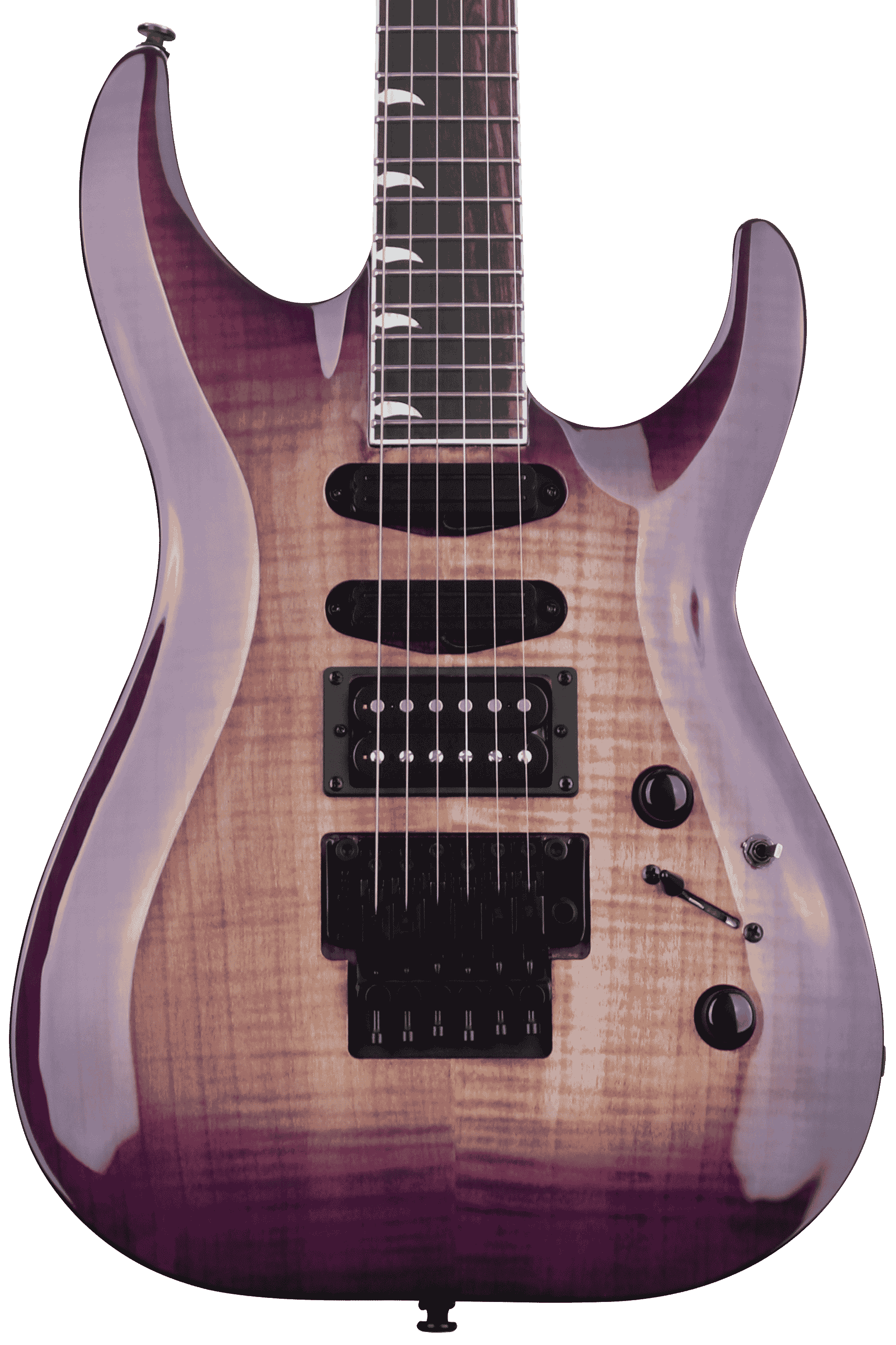 Kramer SM-1 Figured Electric Guitar - Royal Purple Perimeter | Sweetwater