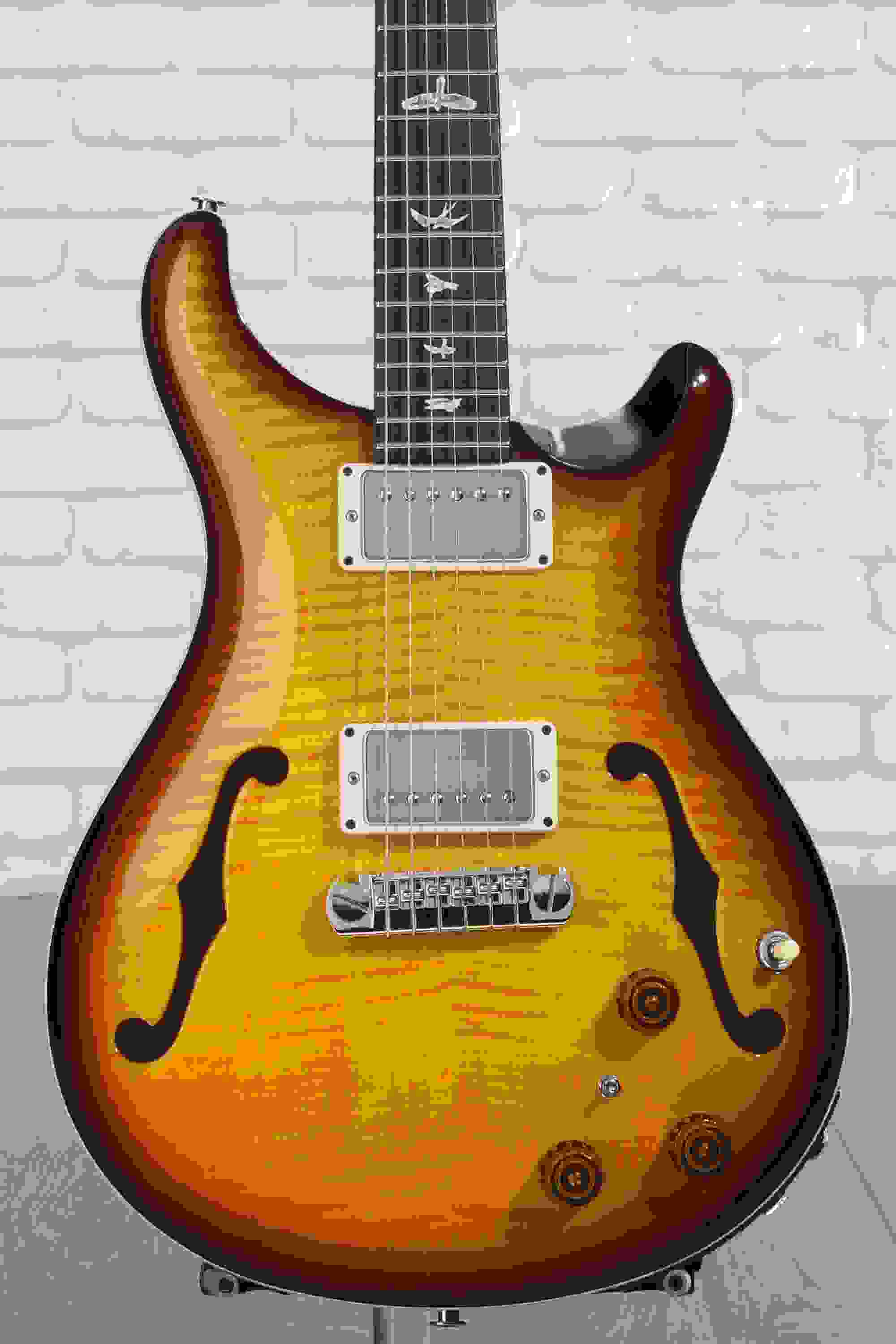 PRS Hollowbody II Piezo Electric Guitar - McCarty Tobacco Sunburst | Sweetwater