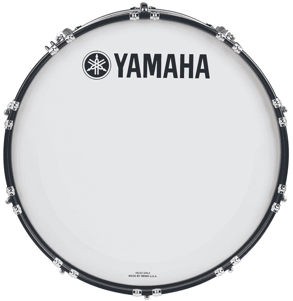 Yamaha Remo Ambassador Smooth White Marching Bass Drumhead - 18 inches ...