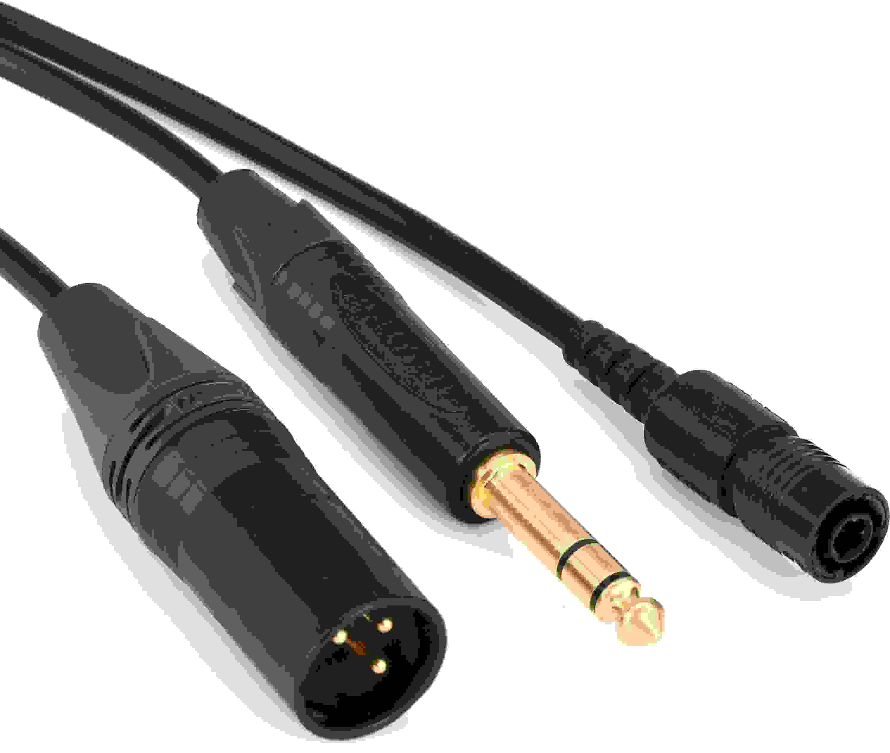 Shure BCASCA-NXLR3QI XLR and 1/4-inch Male Cable for BRH50M/440M/441M ...