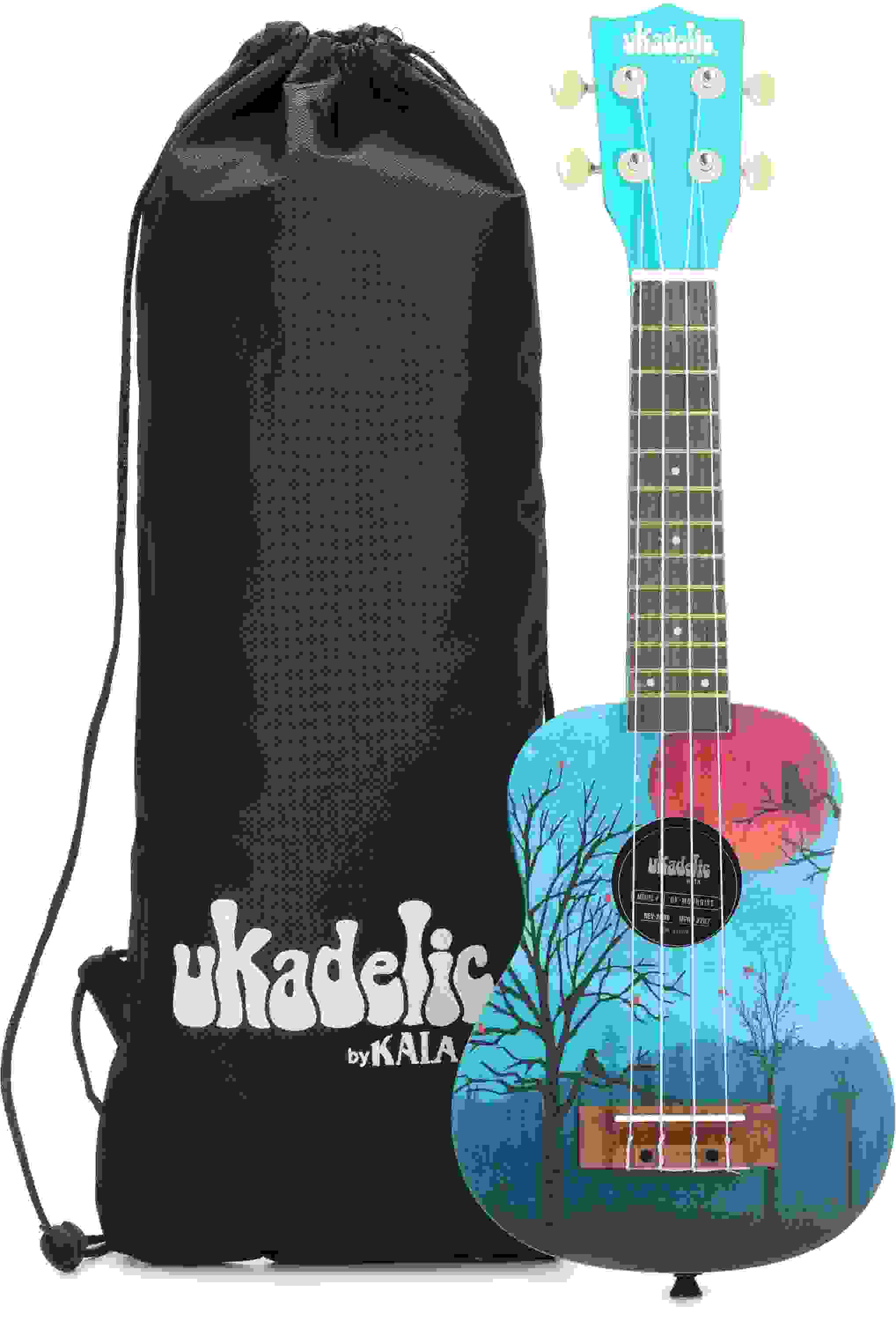 Kala Ukadelic Soprano Ukulele - Moonrise | Sweetwater