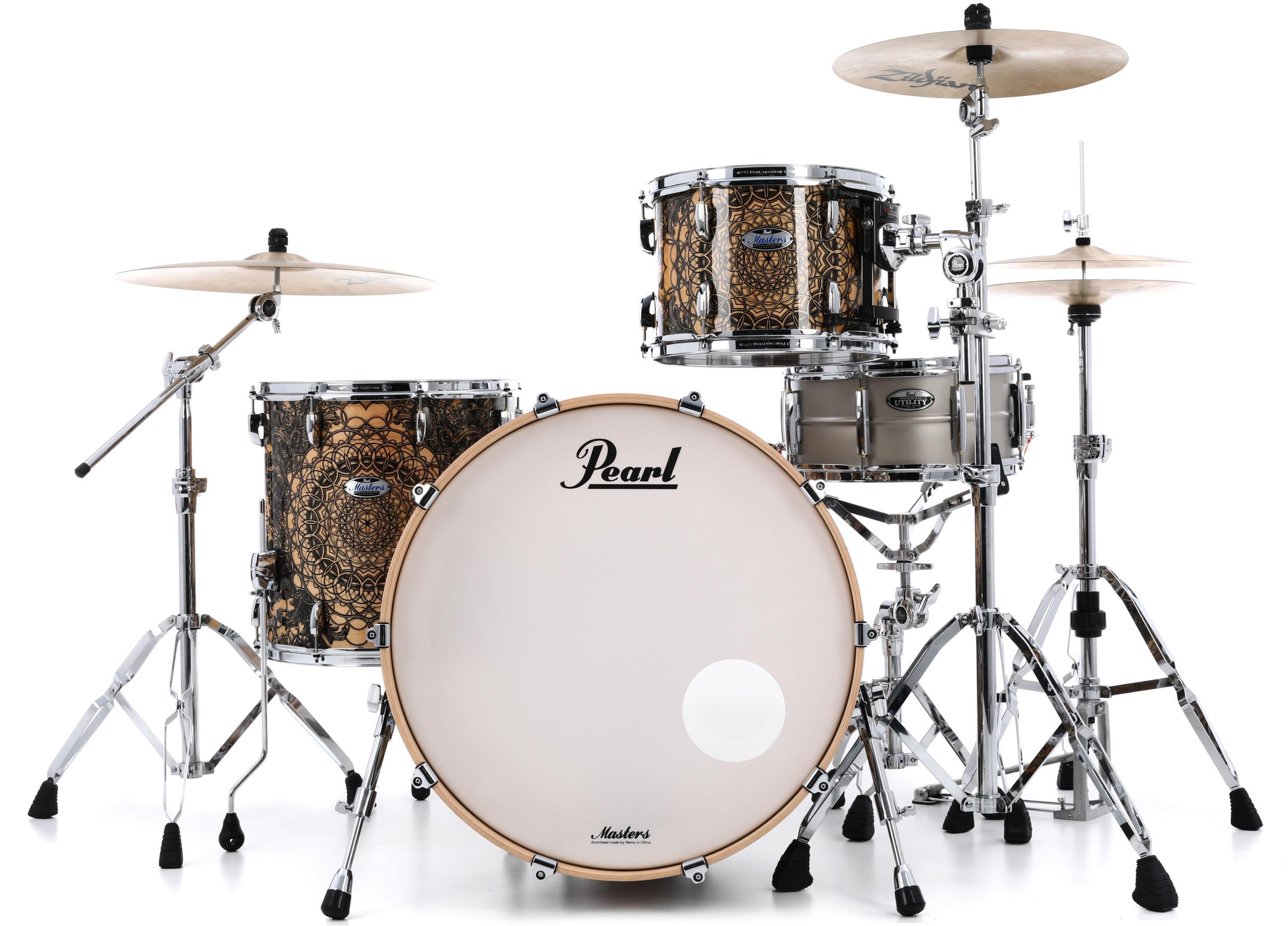 Pearl Masters Maple Complete MCT943XP/C 3-piece Shell Pack - Cain and ...