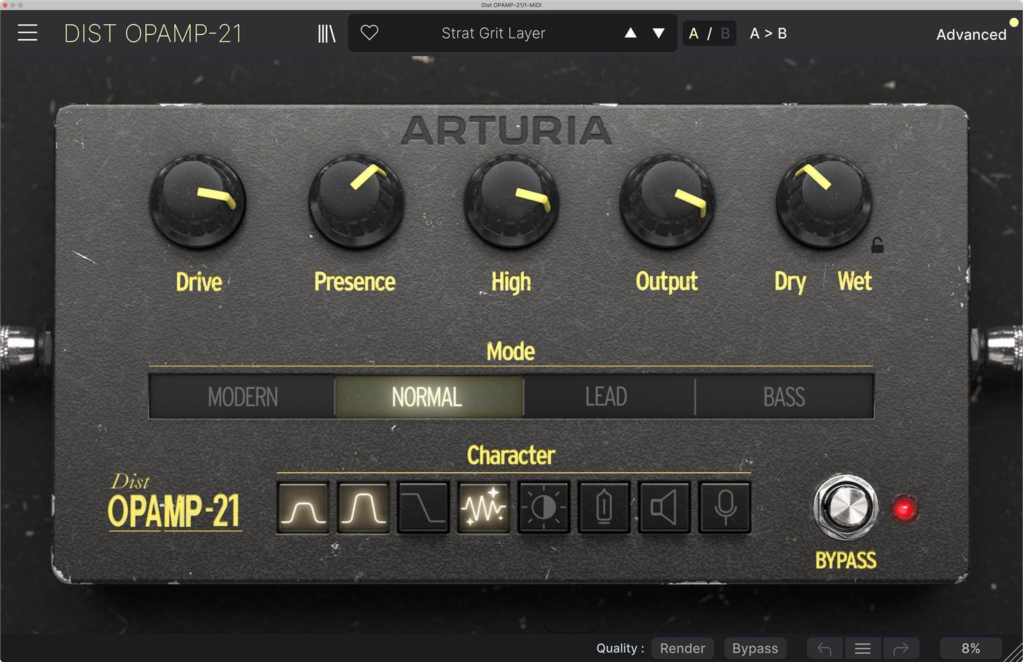 Arturia Dist OPAMP-21 Distortion Plug-in | Sweetwater