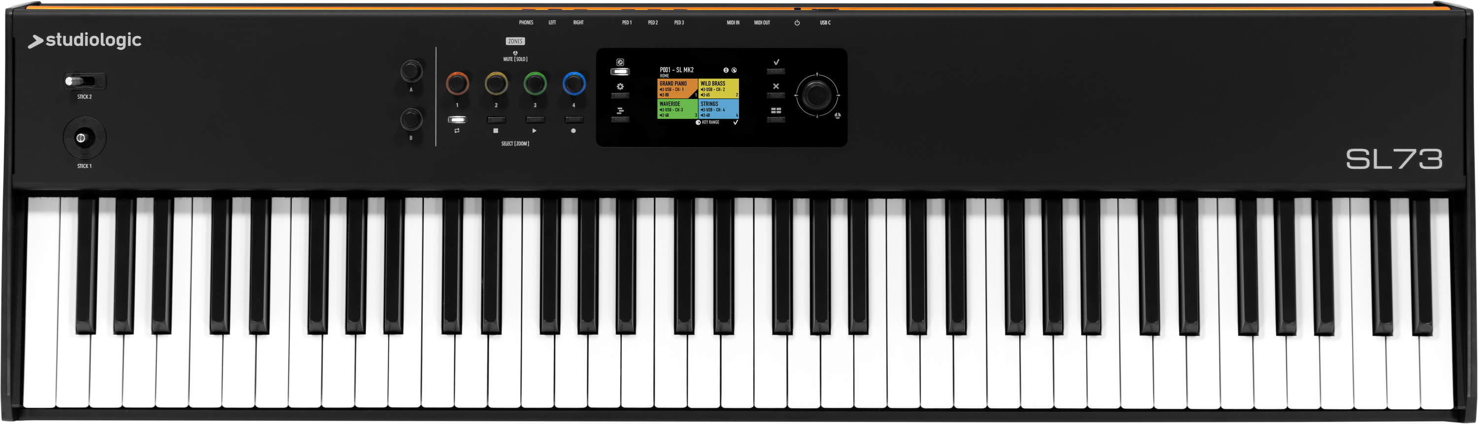 Studiologic SL73 MK2 73-key MIDI Keyboard Controller | Sweetwater