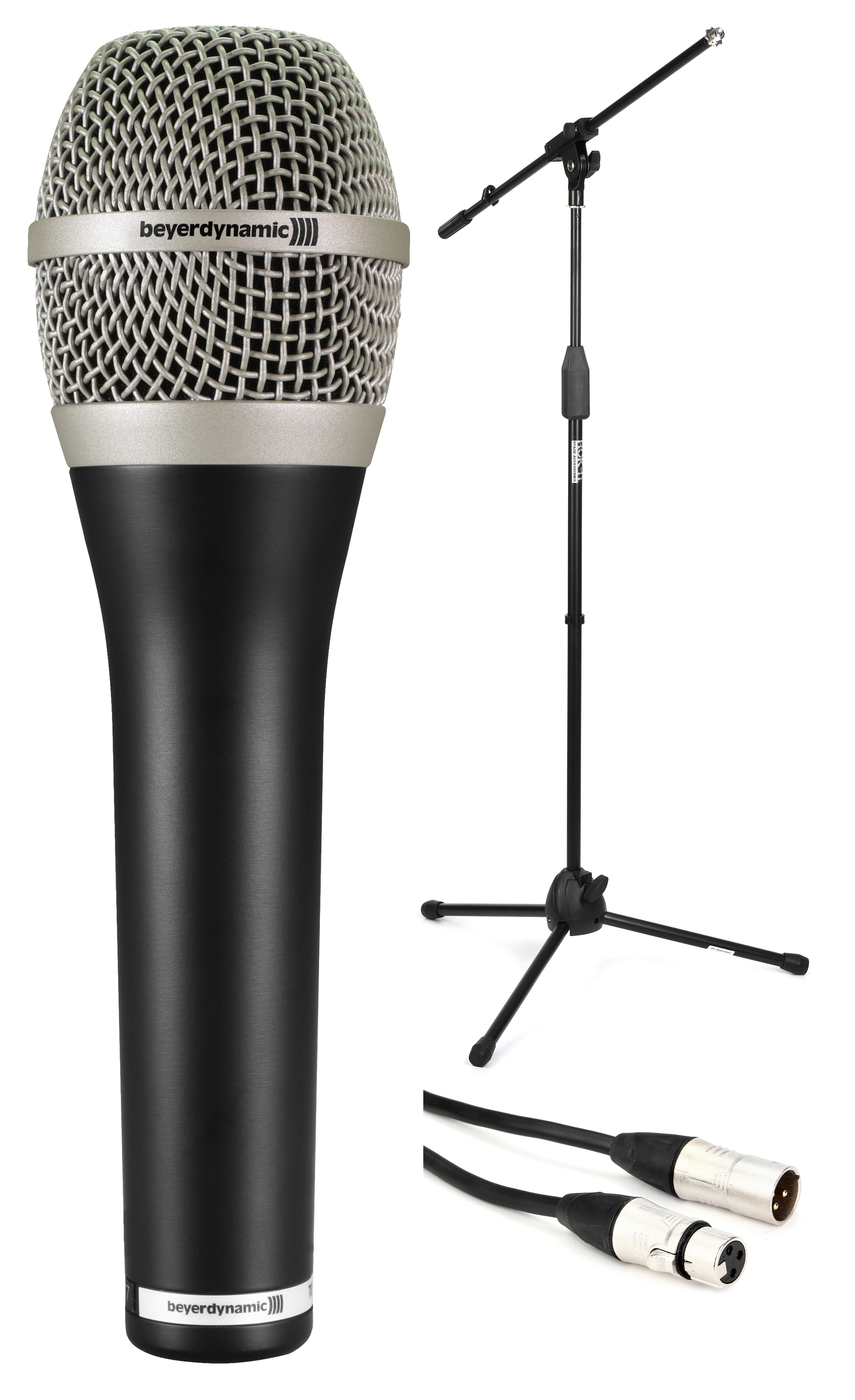 Beyerdynamic TG V50s Dynamic Vocal Microphone with Stand and Cable | Sweetwater