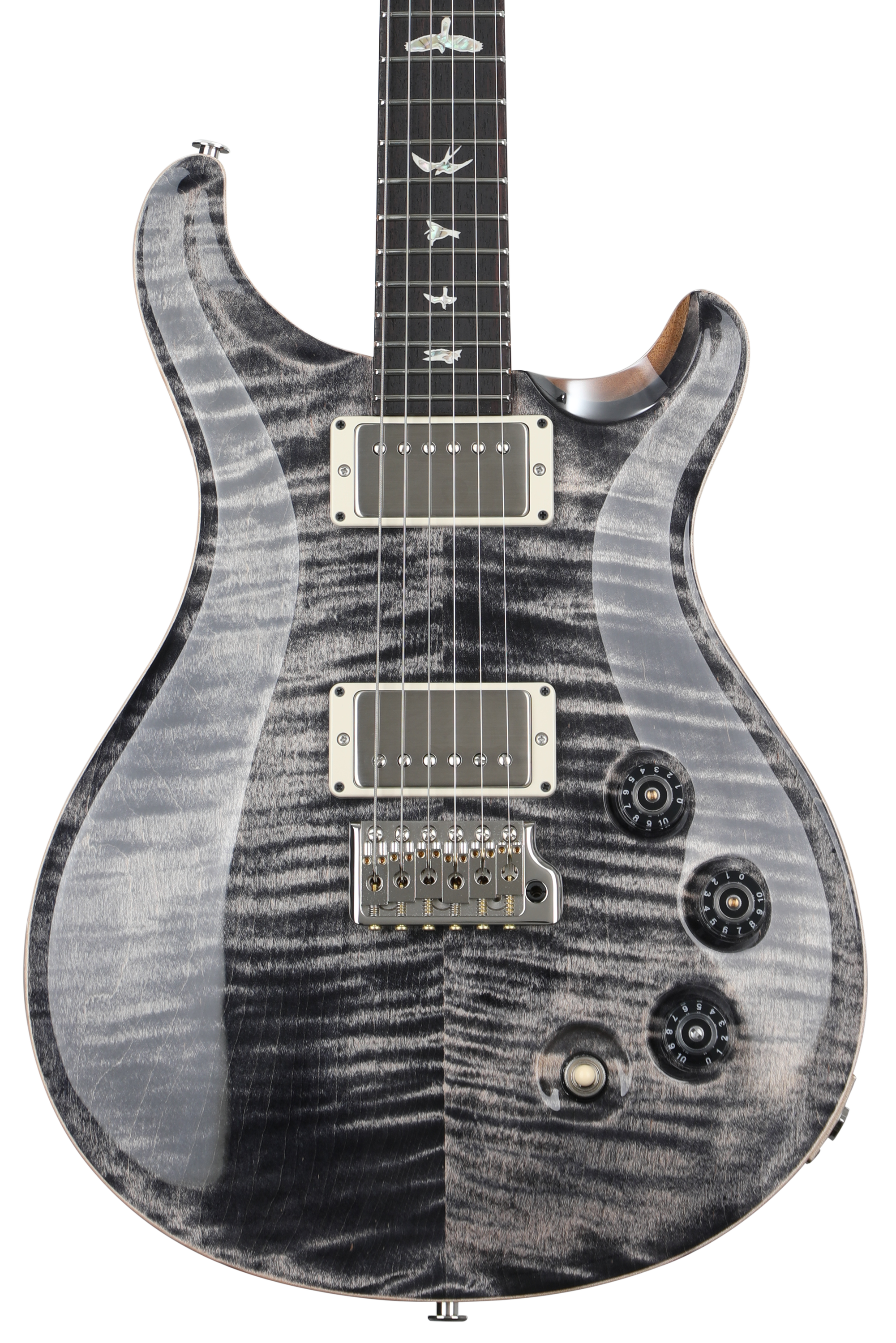 PRS DGT Electric Guitar with Bird Inlays - Charcoal | Sweetwater