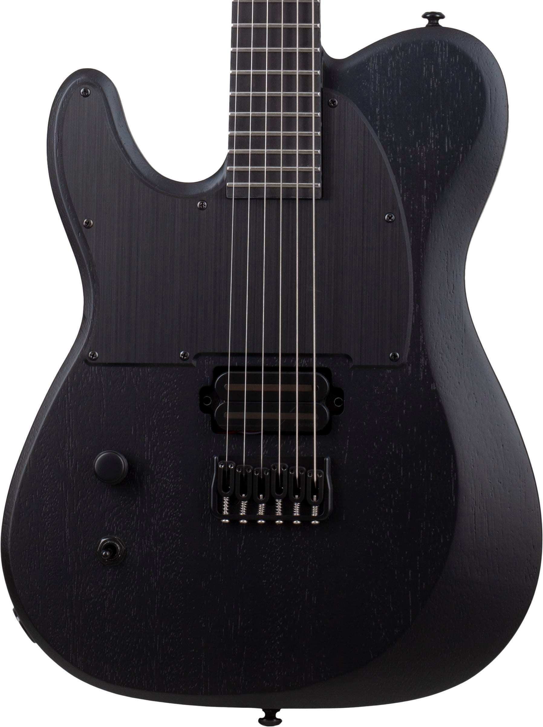 Schecter PT Black Ops Left-handed Electric Guitar - Black | Sweetwater