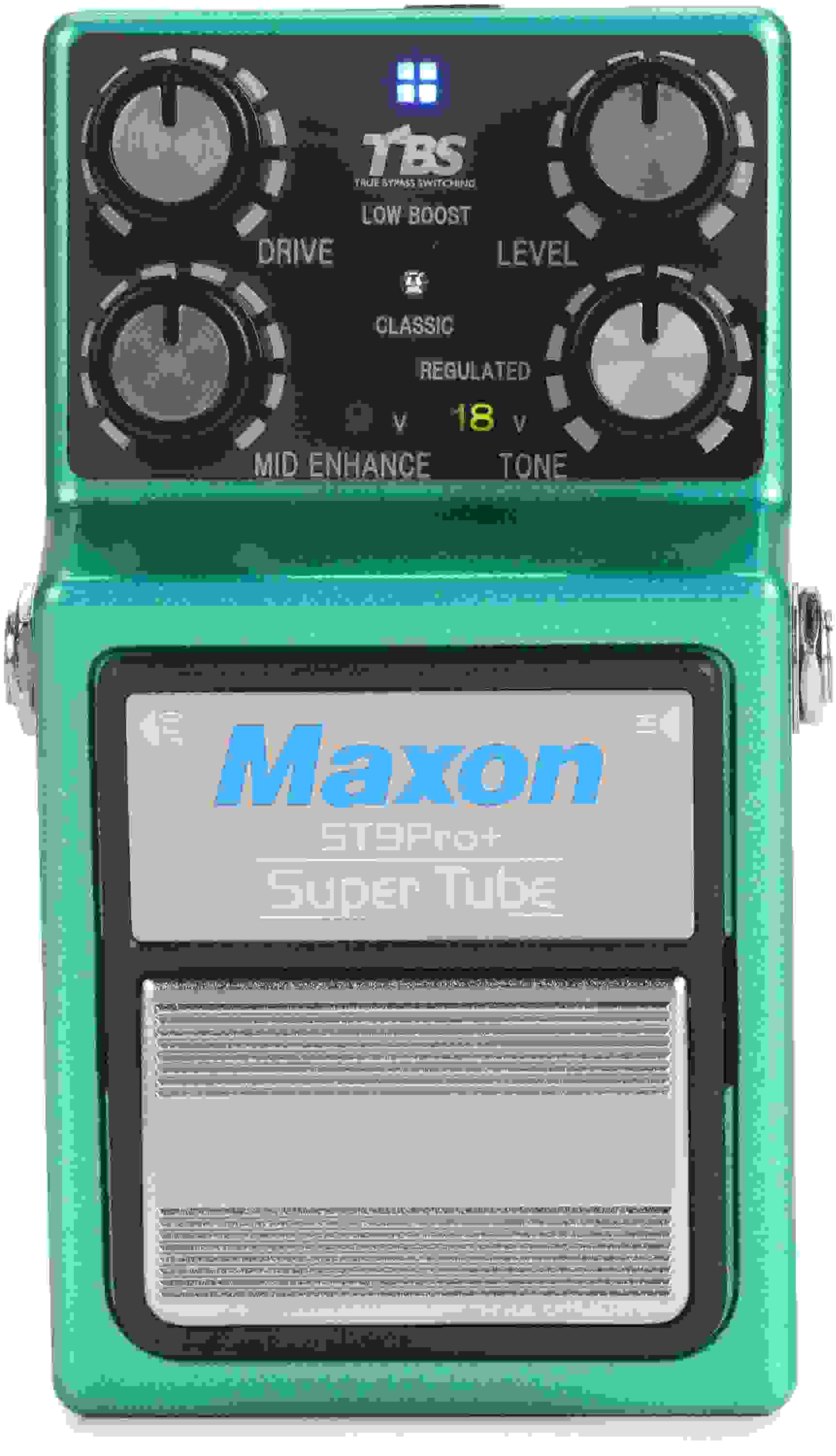 Maxon ST-9 Pro+ Super Tube Overdrive Pedal | Sweetwater