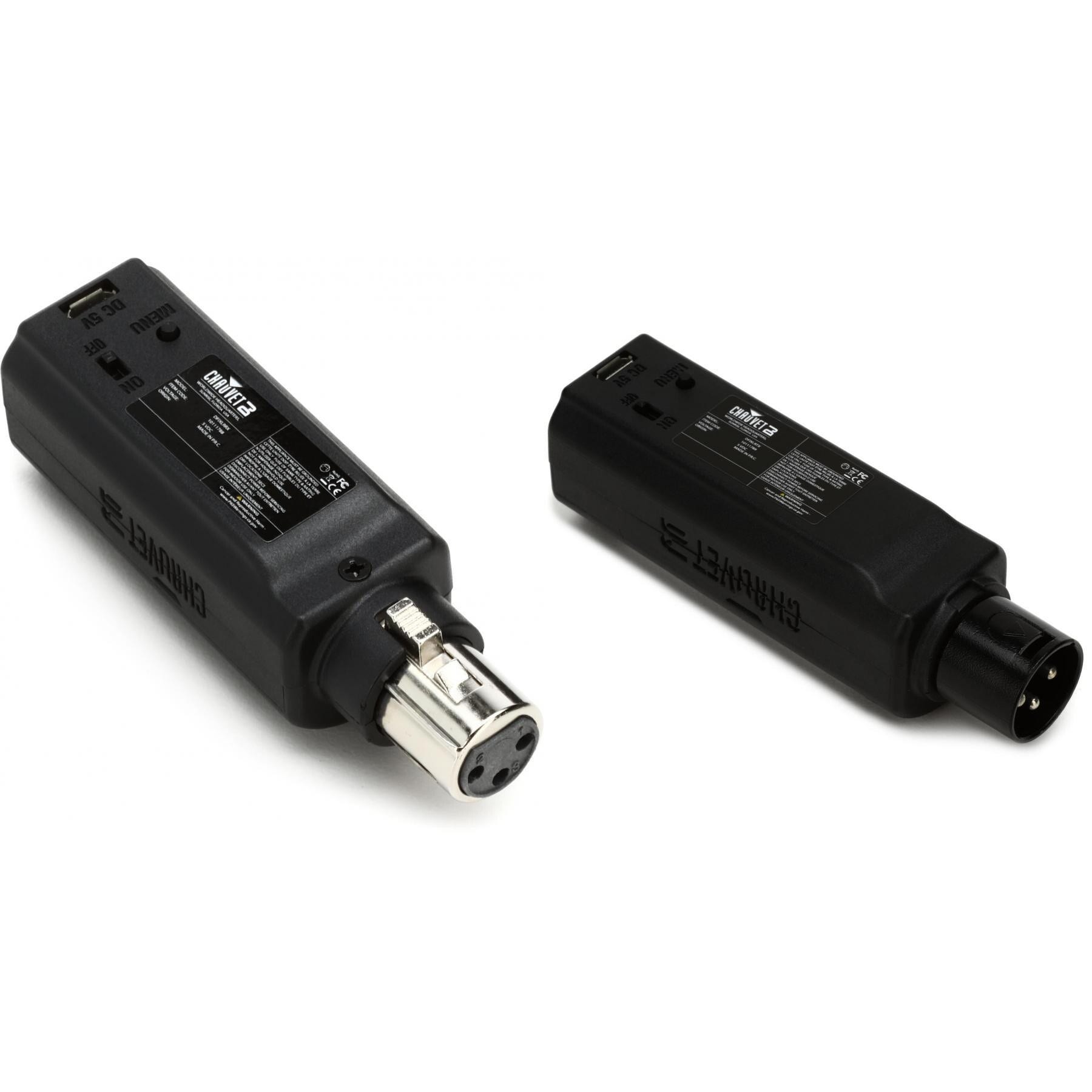 Chauvet DJ D-Fi XLR Wireless DMX Transmitter and Receiver | Sweetwater