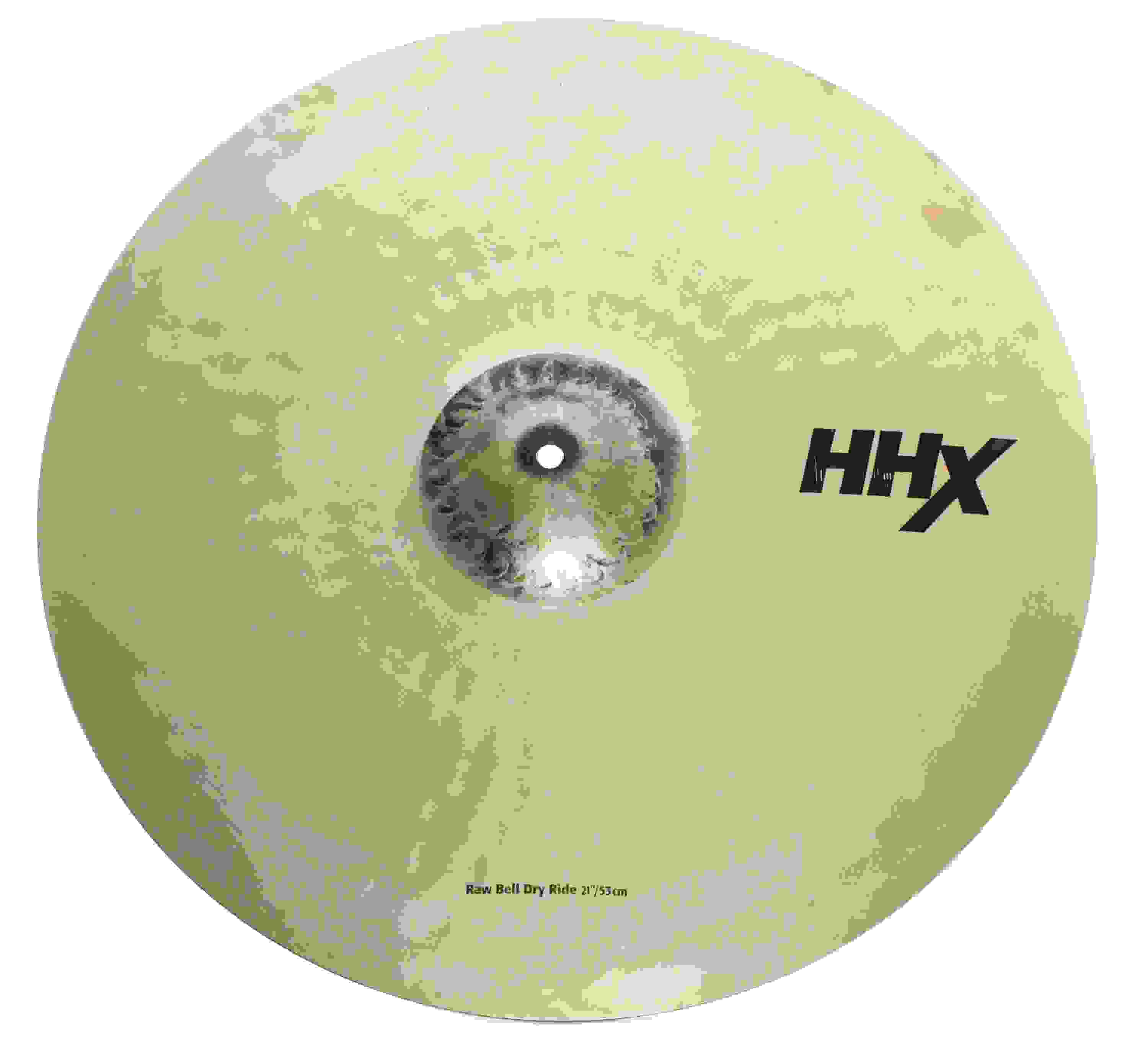 Sabian 21 inch HHX Raw Bell Dry Ride Cymbal - Brilliant Finish | Sweetwater