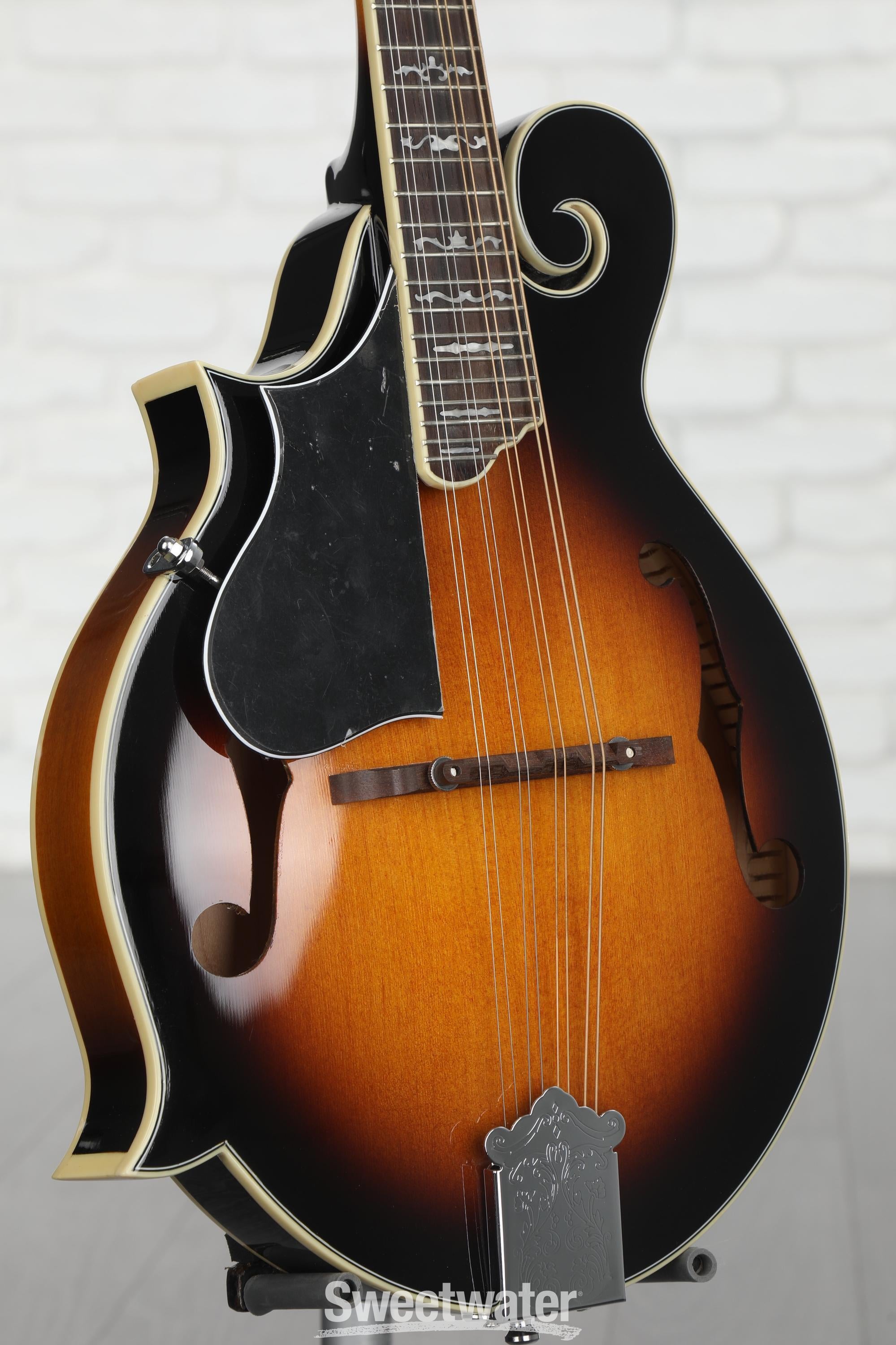Gold Tone GM-35/L Left-handed F-style Mandolin - Tobacco Sunburst ...