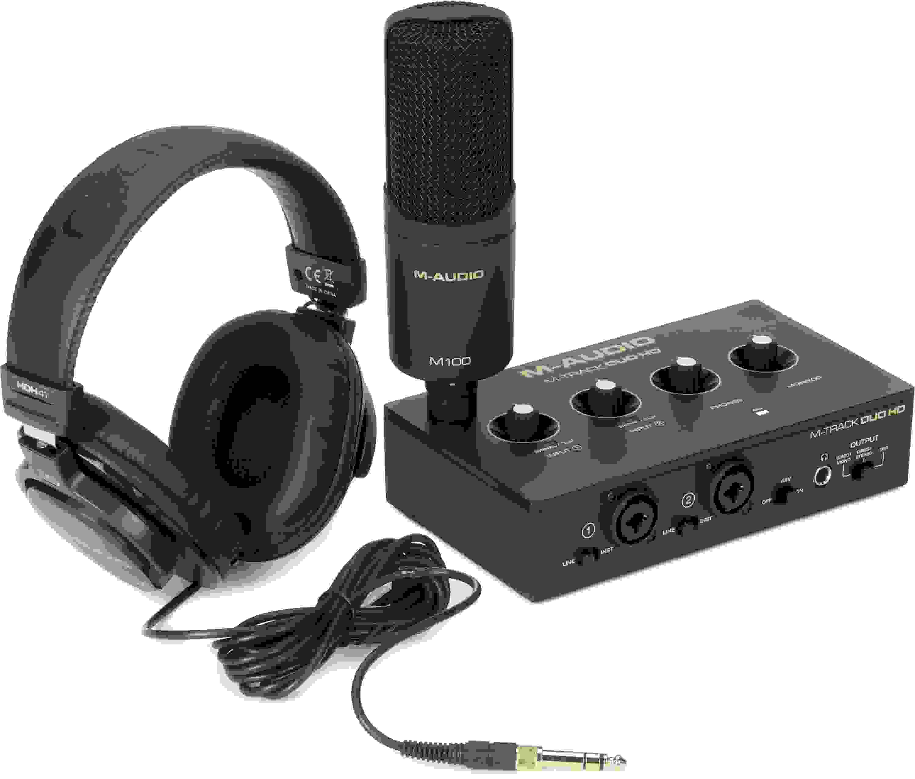 M-Audio M-Track Duo HD Producer Pack | Sweetwater