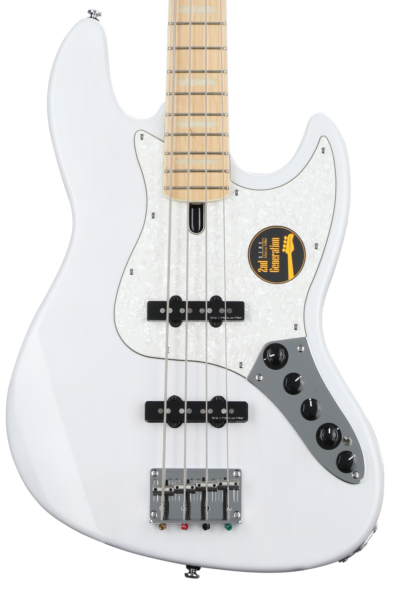 Sire Marcus Miller V7 Swamp Ash 4-string Bass Guitar - White Blonde ...