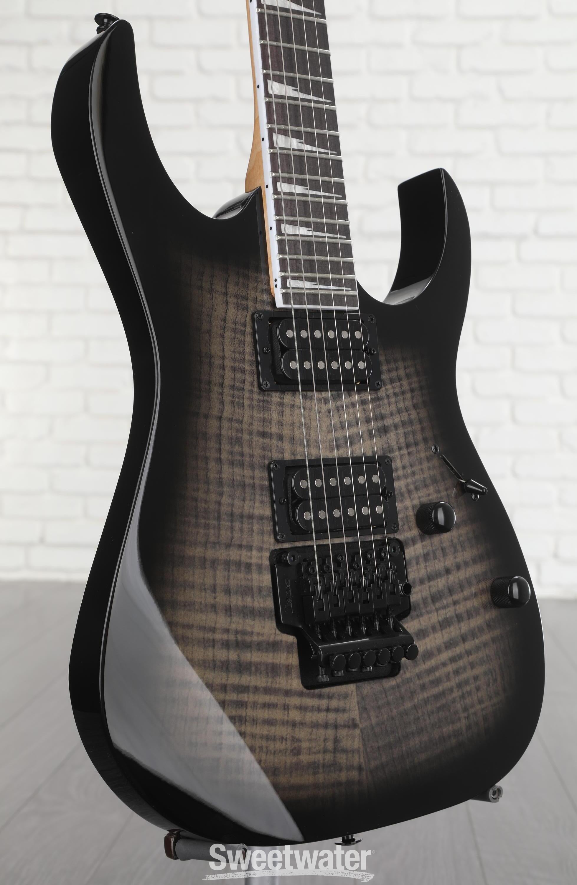 Ibanez Gio RG320FAT Electric Guitar - Transparent Black Sunburst ...