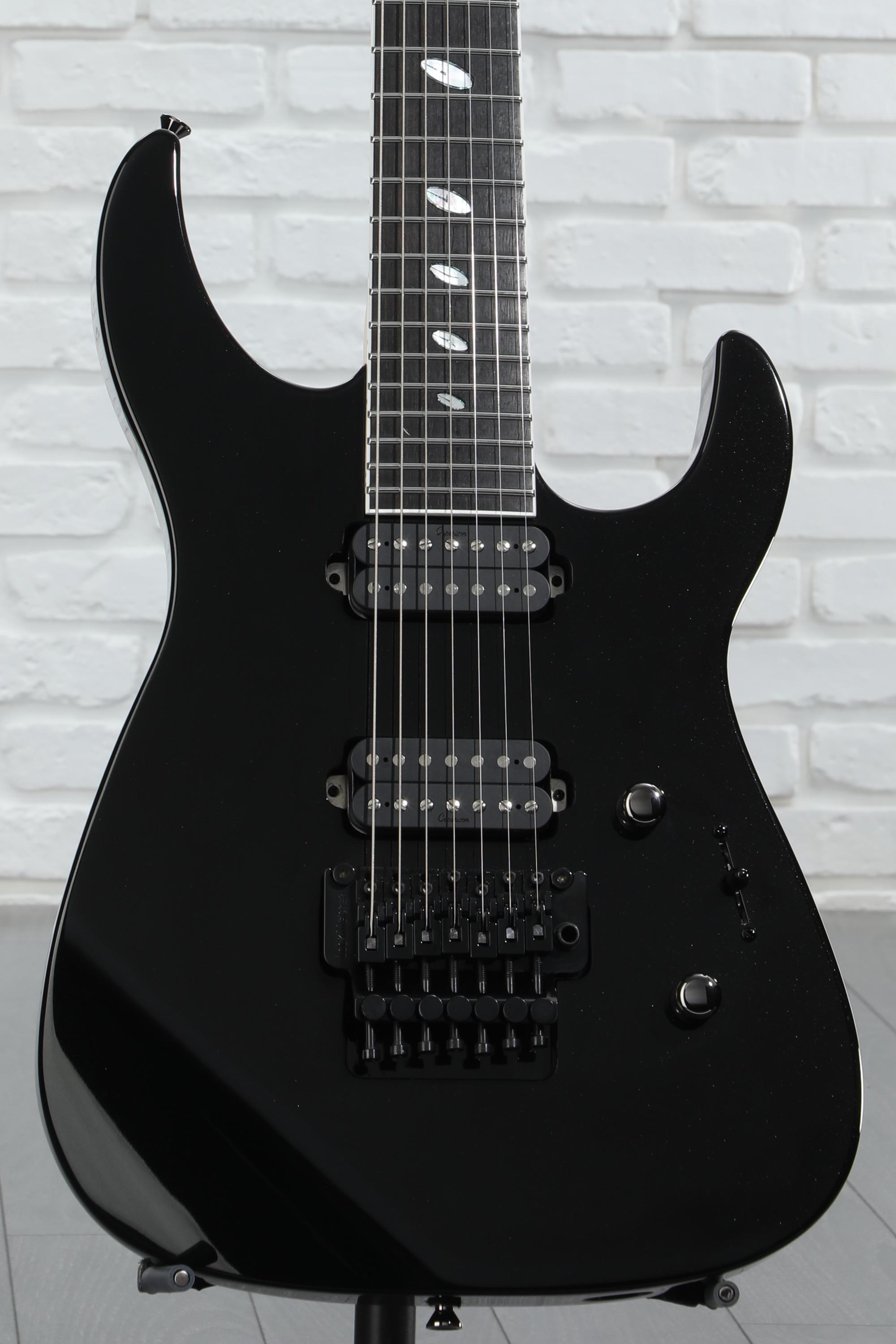 Caparison Guitars Dellinger 7 EF 7-string Electric Guitar - Interstellar Black | Sweetwater