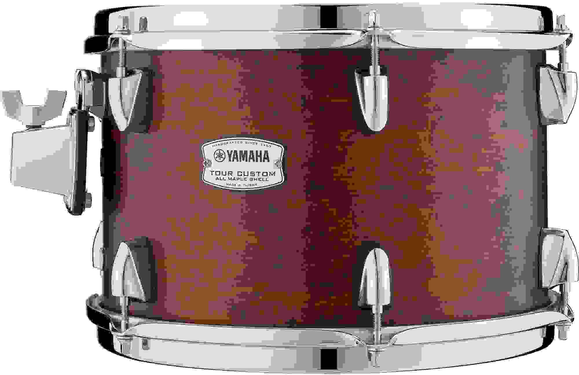 Yamaha TMT-1007 Tour Custom Mounted Tom - 10 x 7 inch - Chocolate Satin ...