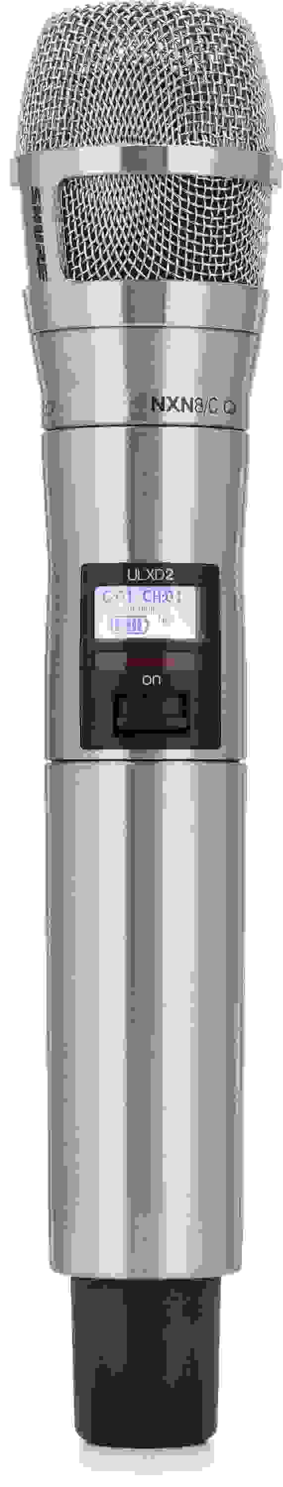 Shure ULXD2/Nexadyne Wireless Handheld Microphone Transmitter - Nickel ...