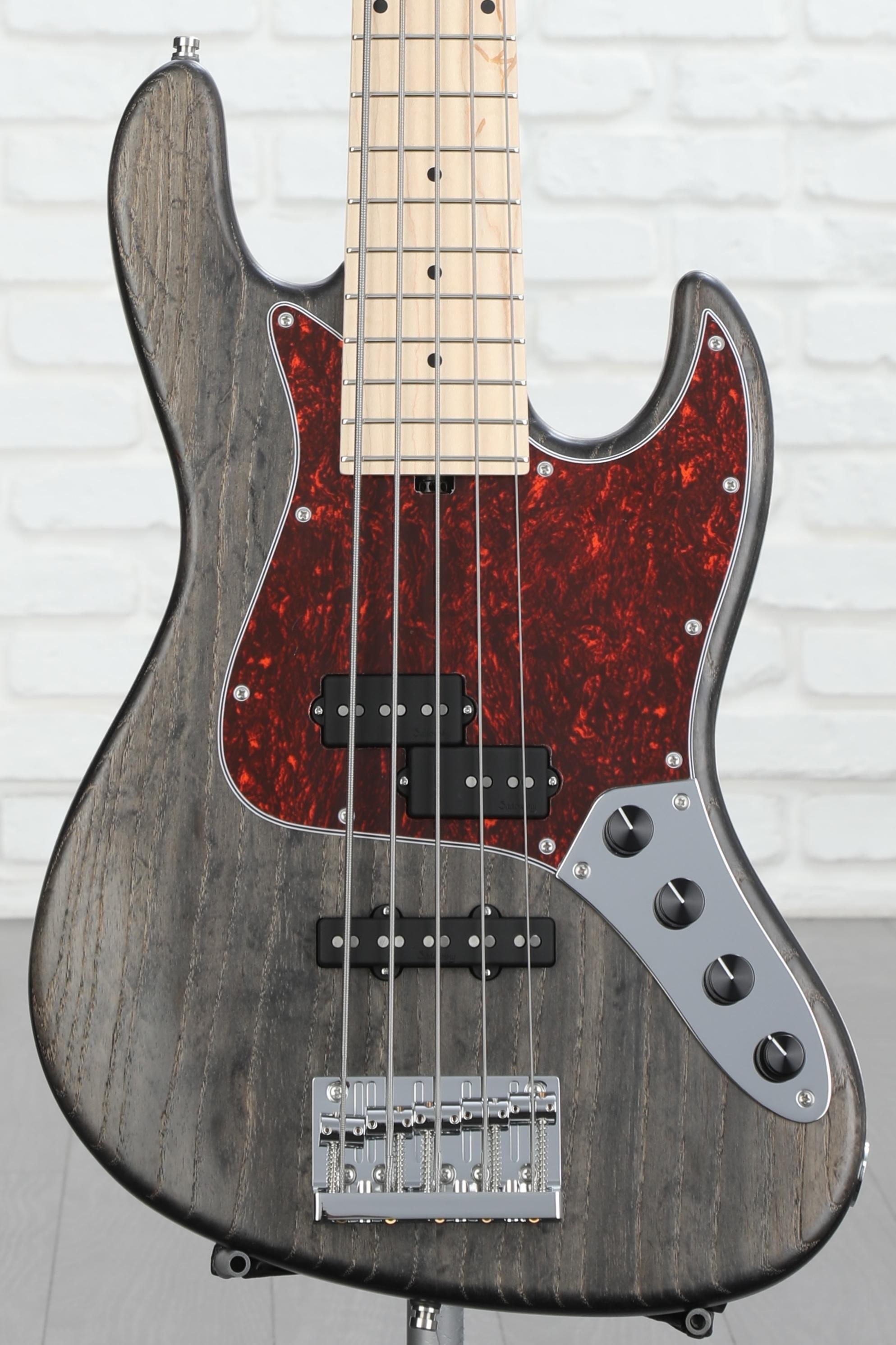 Sadowsky MetroLine 21-fret Vintage P/J Bass, Swamp Ash Body, 5-string - Nirvana Black ...