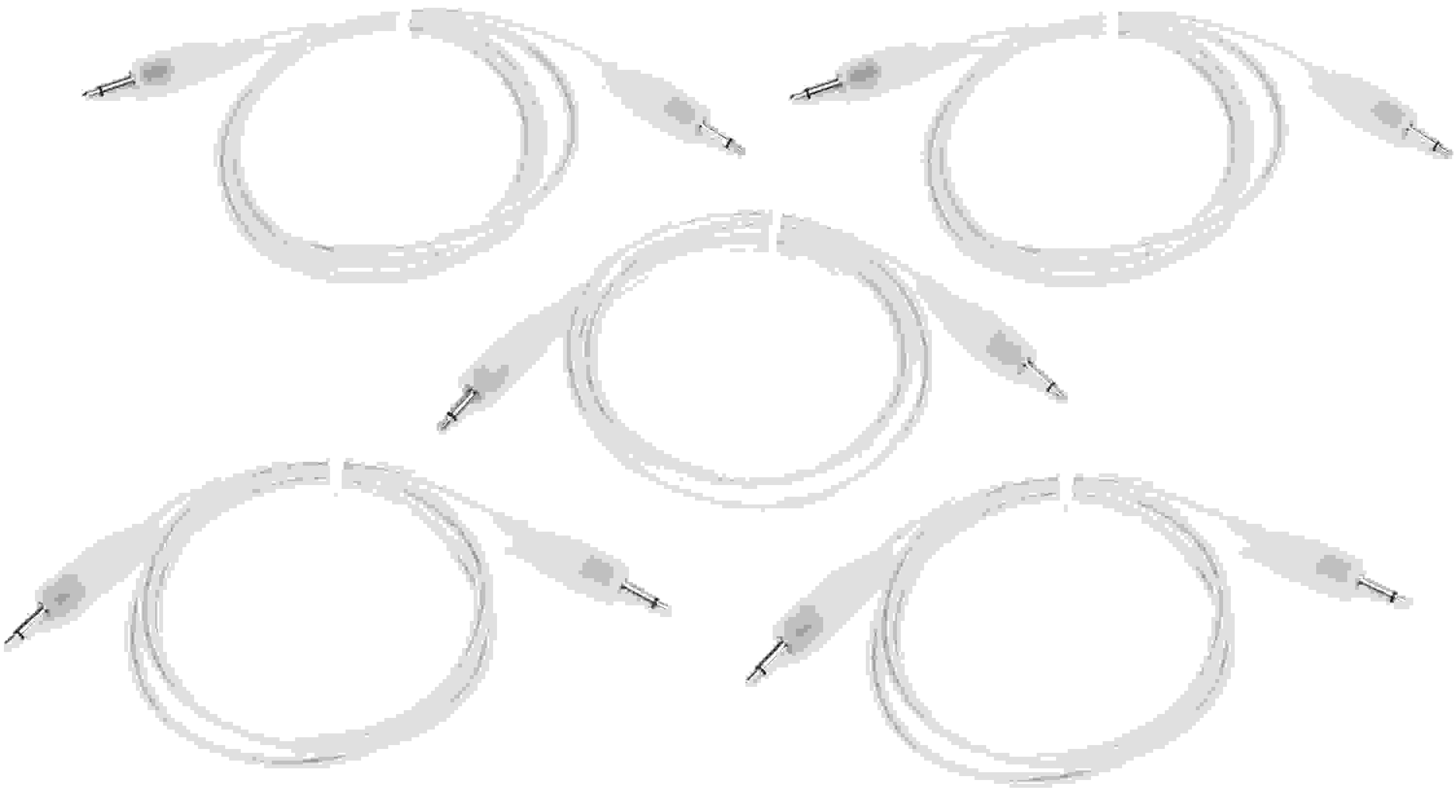 Analogue Solutions LED CV Patch Cable 5-pack - 2.9 foot | Sweetwater