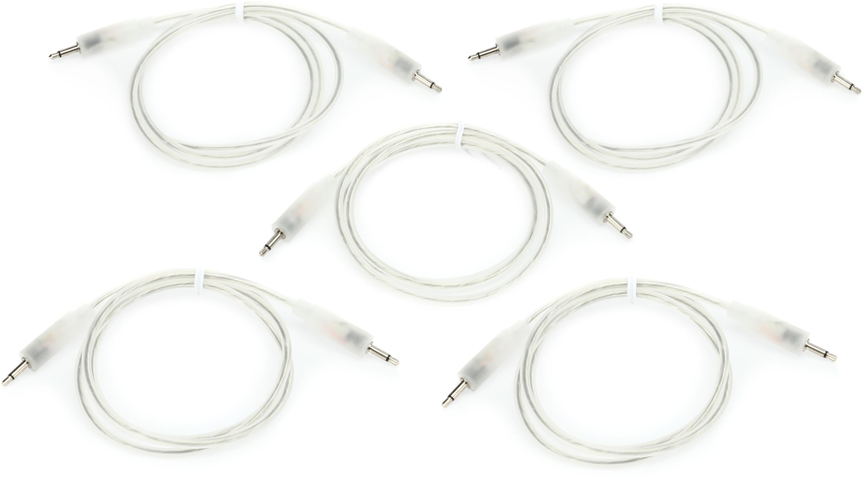 Analogue Solutions LED CV Patch Cable 5-pack - 2.9 foot | Sweetwater