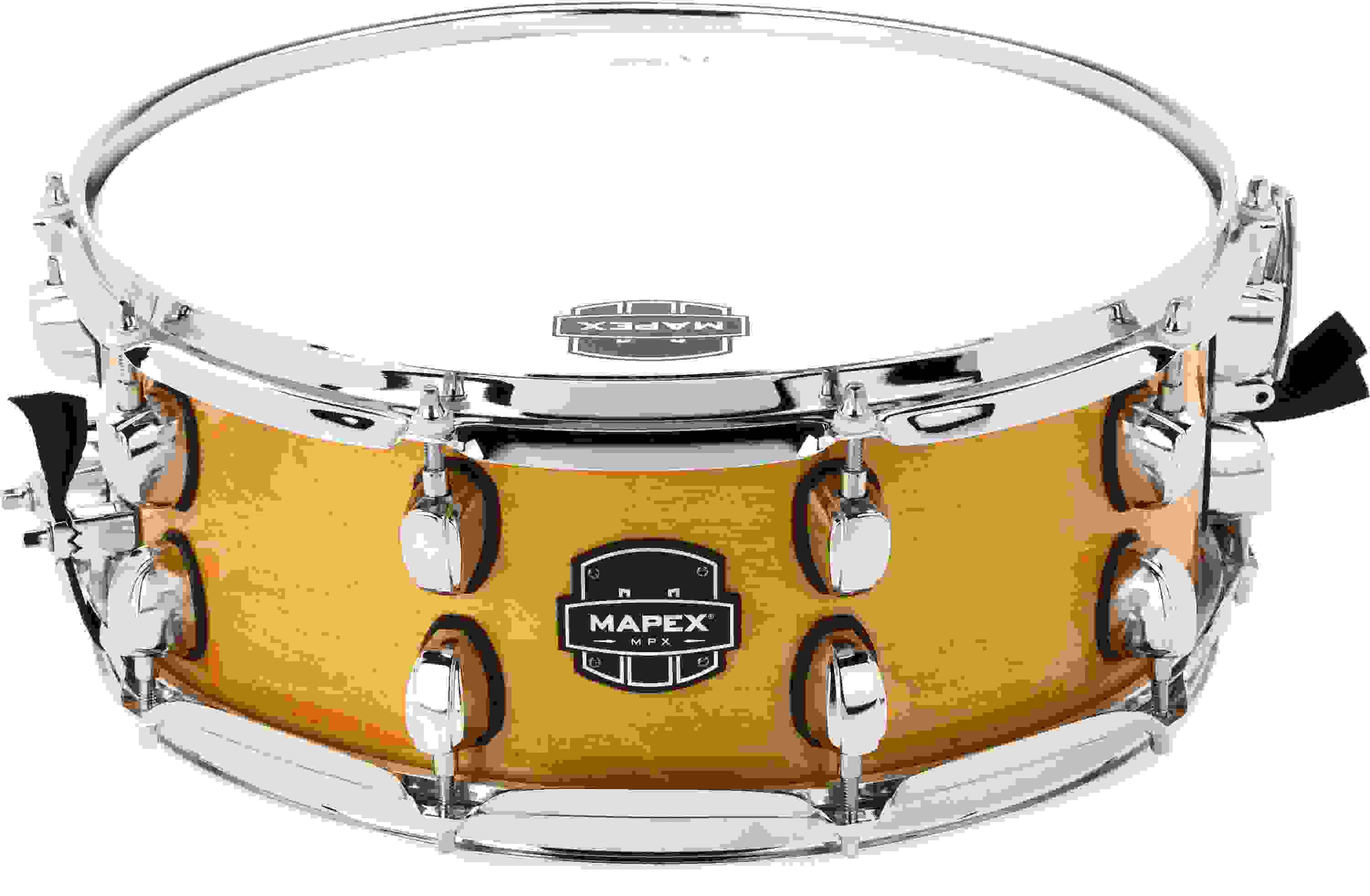 Mapex MPX Maple/Poplar Snare Drum - 5.5 x 14-inch - Natural with Chrome Hardware | Sweetwater