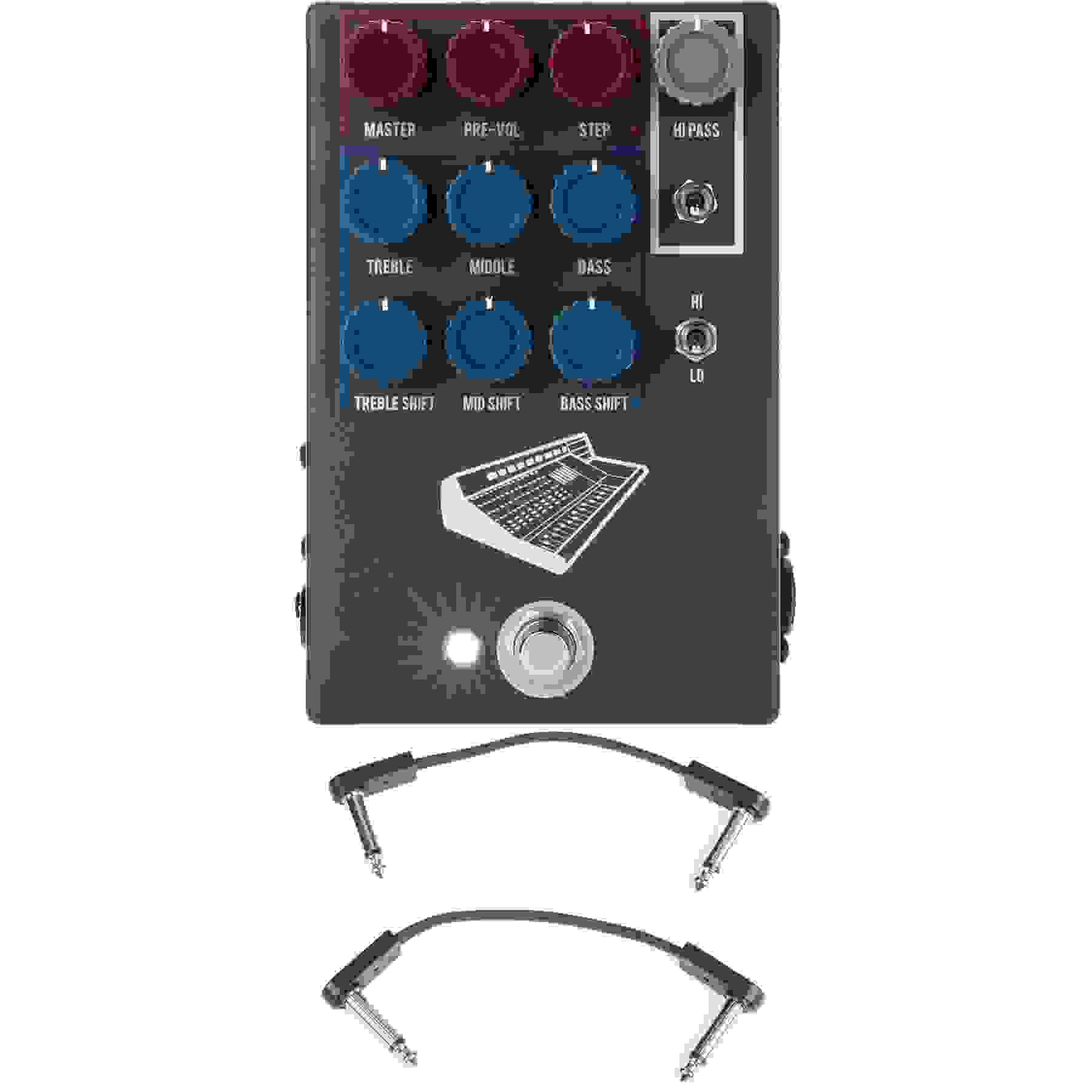 JHS Colour Box V2 Preamp Pedal with EBS Patch Cables - 10th Anniversary ...