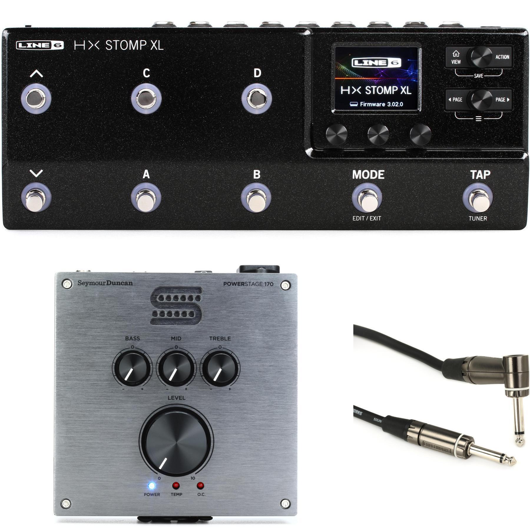 Line 6 HX Stomp XL Guitar Multi-effects Floor Processor and Seymour ...